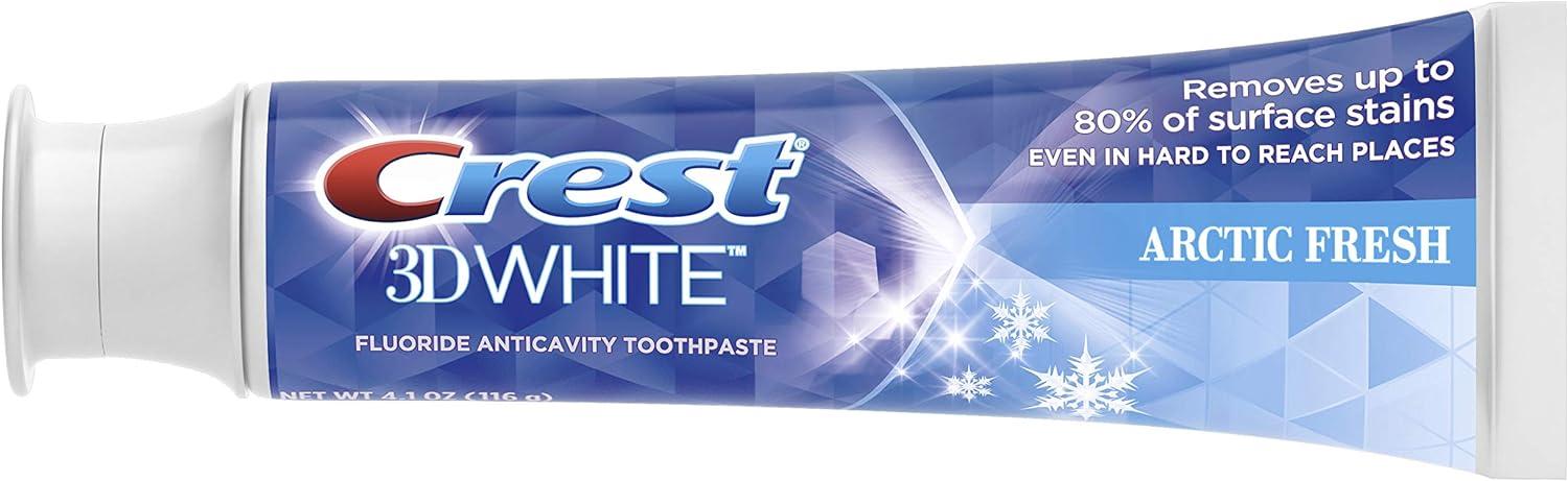 Crest 3D White Arctic Fresh Toothpaste 4.1 oz (2-Pack) - Fluoride ...