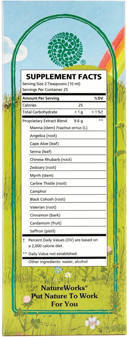 Swedish Bitters by Natureworks - 8.45 Fl Oz | Herbal Digestive Tonic ...
