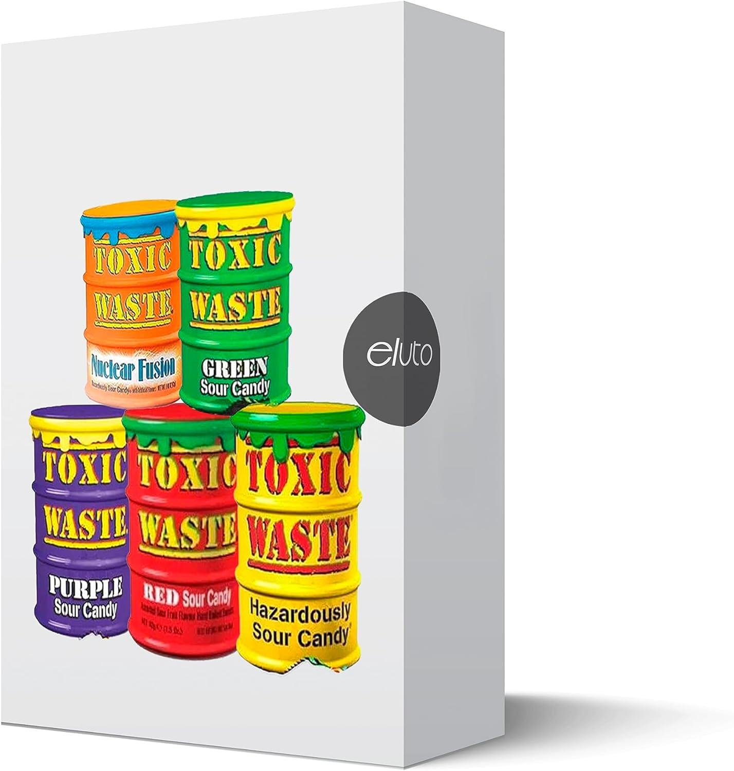 Sour Toxic Waste Tubs of Sweets | Exclusive GiftSet - Flavours bundle ...