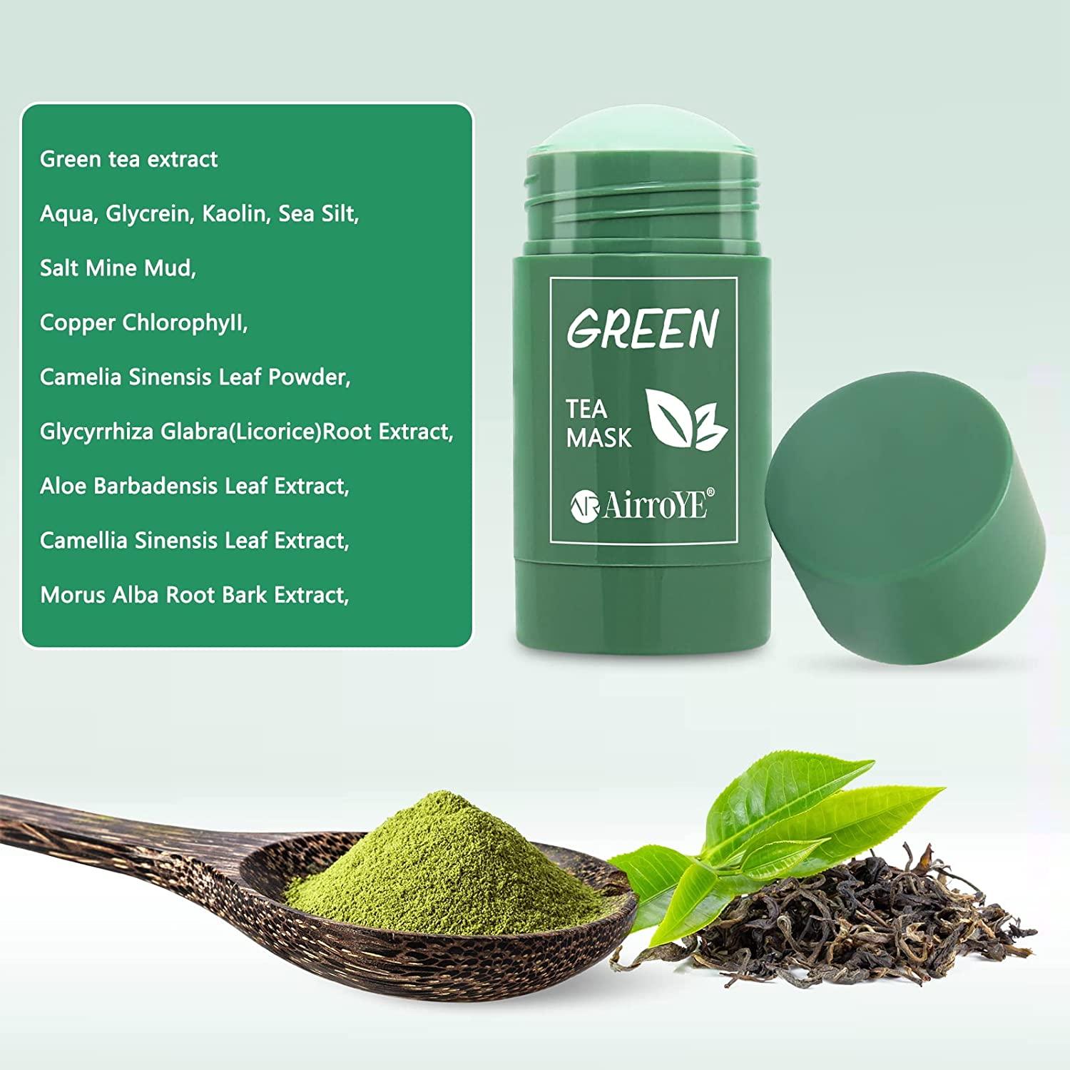Green Tea Stick Mask - Natural Deep Cleansing & Hydrating Formula for ...