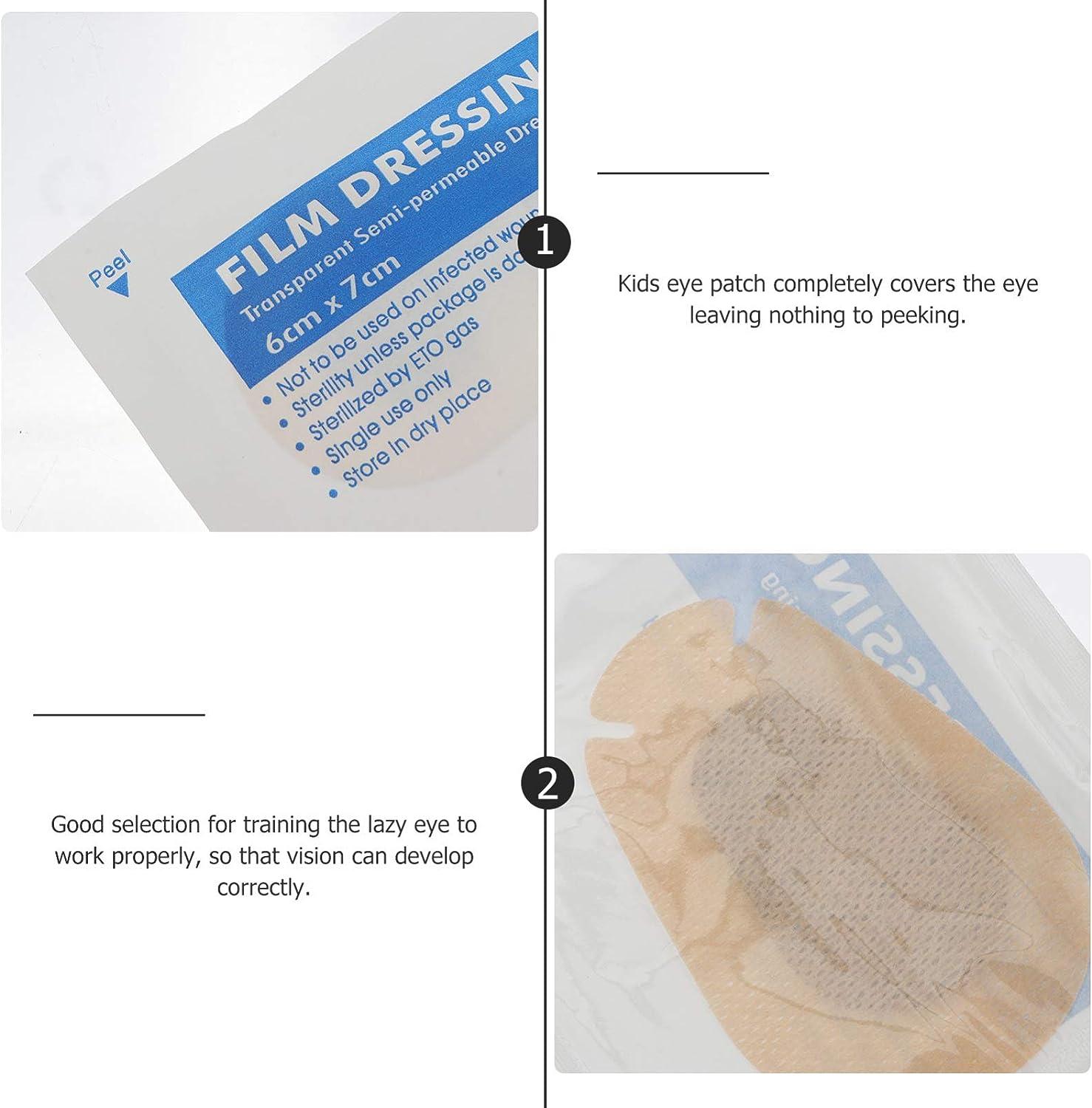 EXCEART 60pcs Disposable Eye Patch Pad for Amblyopia - Adhesive ...