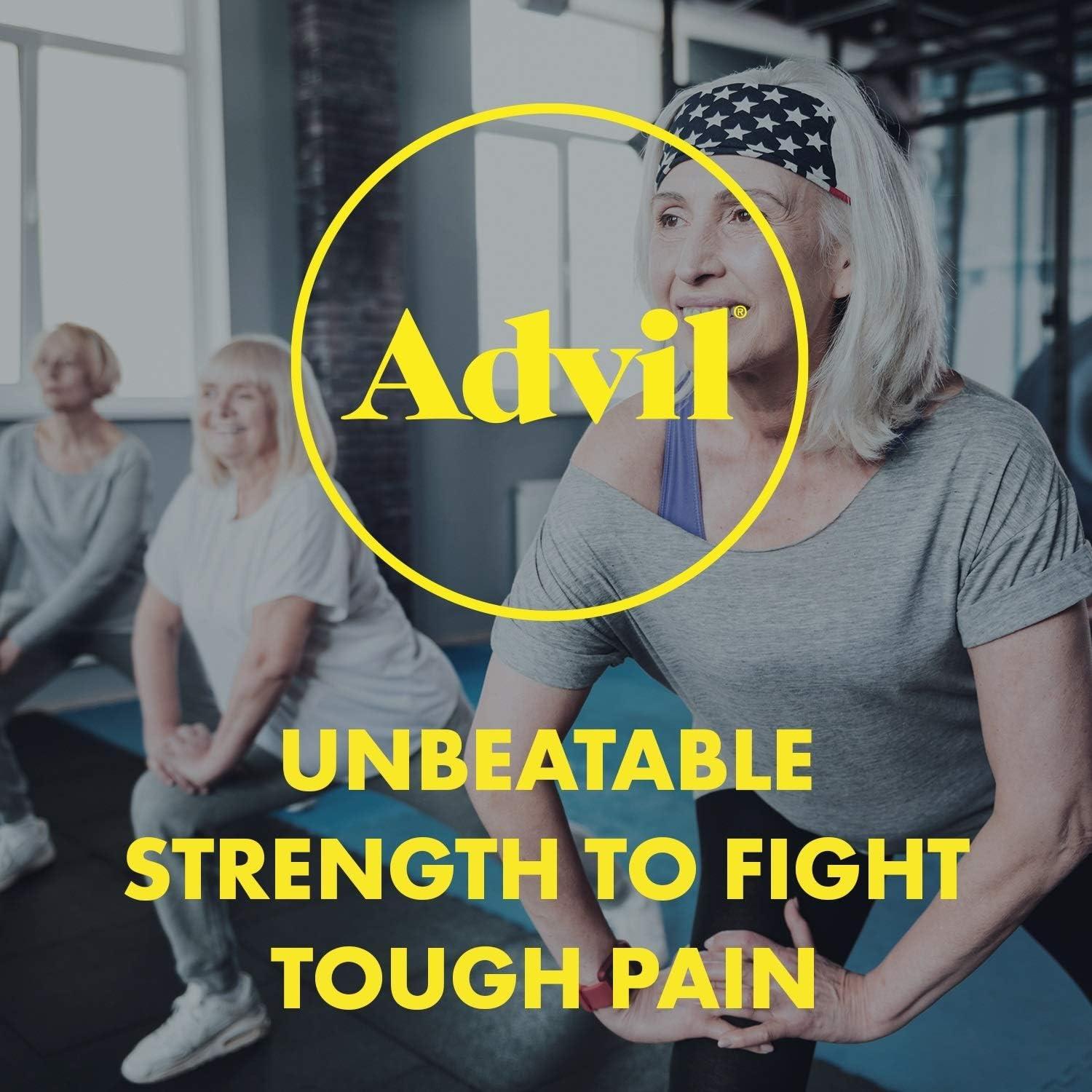 Advil Extra Strength Ibuprofen Pain Relief Caplets Fast Acting Pain ...