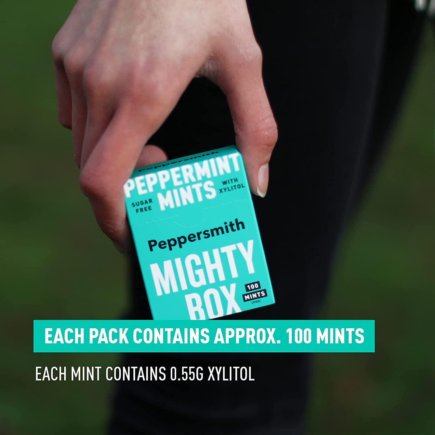 Peppersmith 100% Xylitol Peppermint Mints 60g - Natural Breath ...