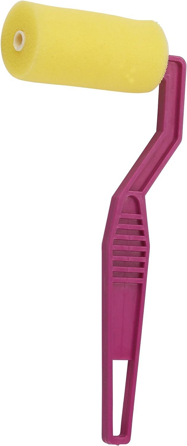 Juvale 5-Piece Foam Paint Brush Set with Plastic Handle - Ideal for Art, Wall Paintings and Trim ...