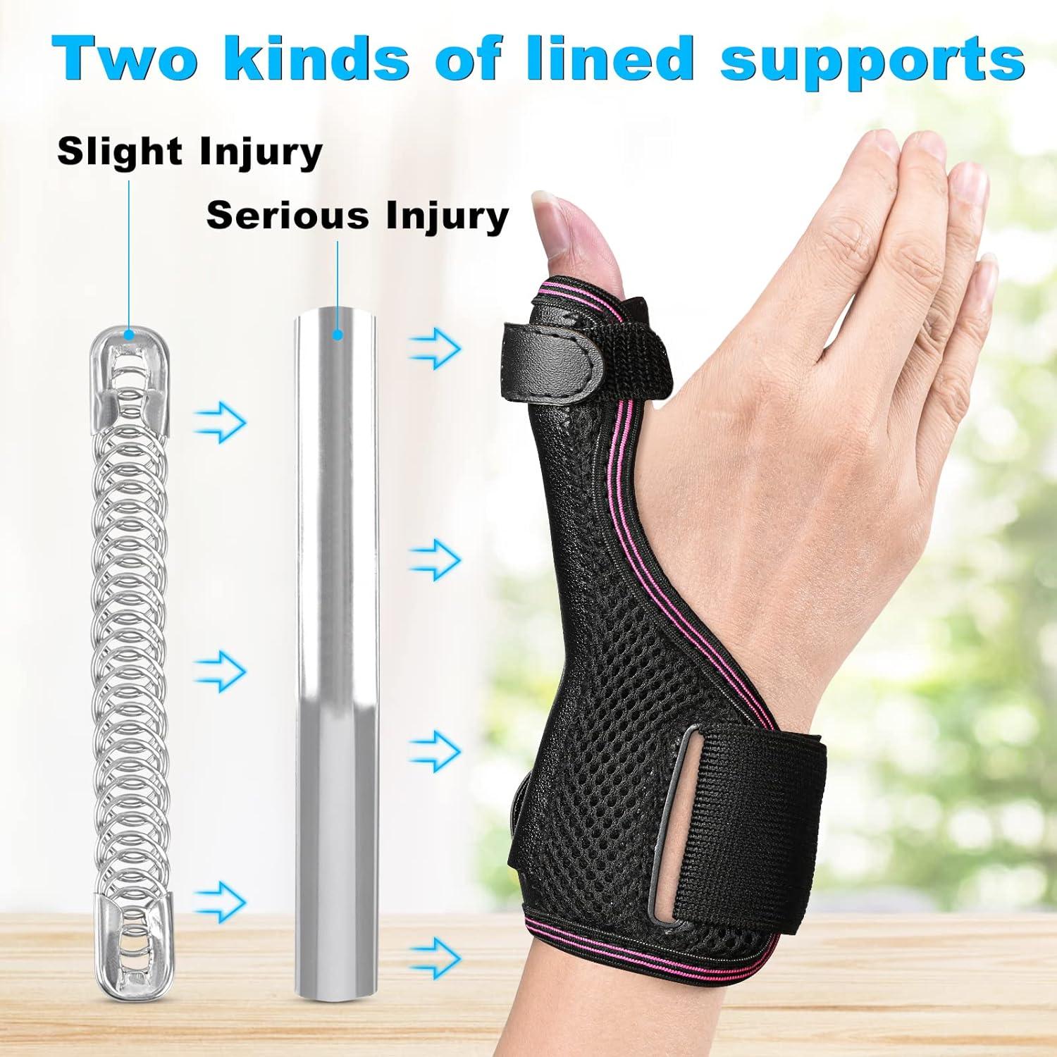 Fasola Reversible Thumb Brace - Breathable Thumb Support with Metal ...