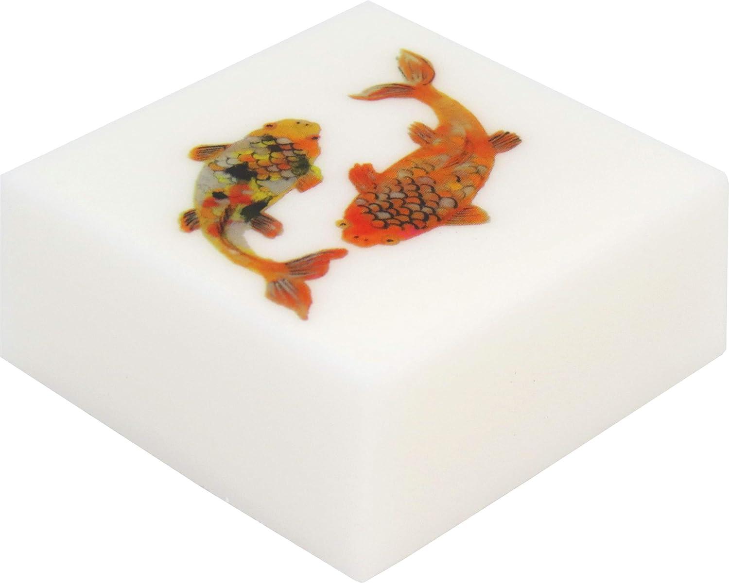Bamboo Scented Glycerin Soap with Koi Fish Design | Natural Handmade ...