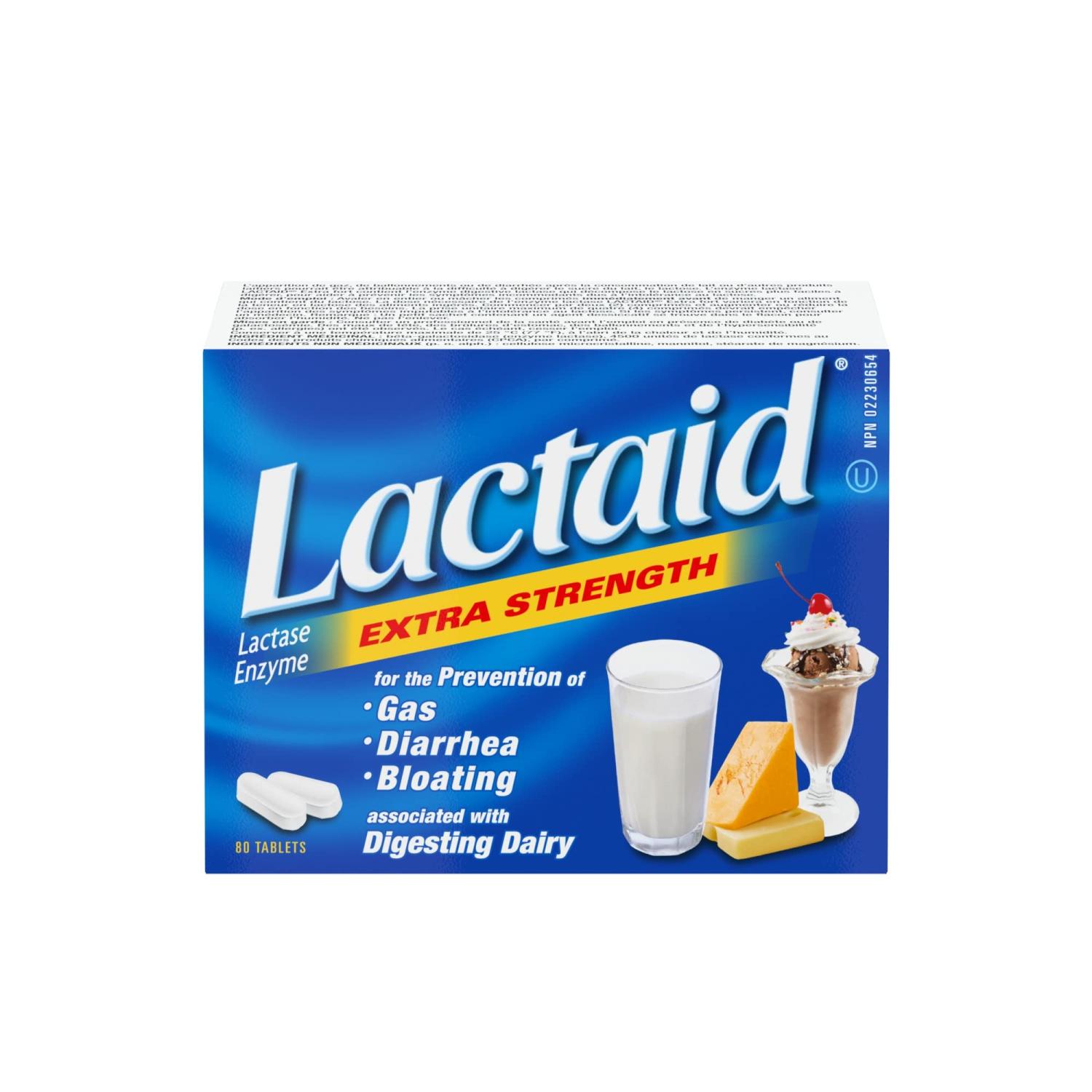 Lactaid Extra Strength: Fast-Acting Lactose Intolerance Relief | Buy ...