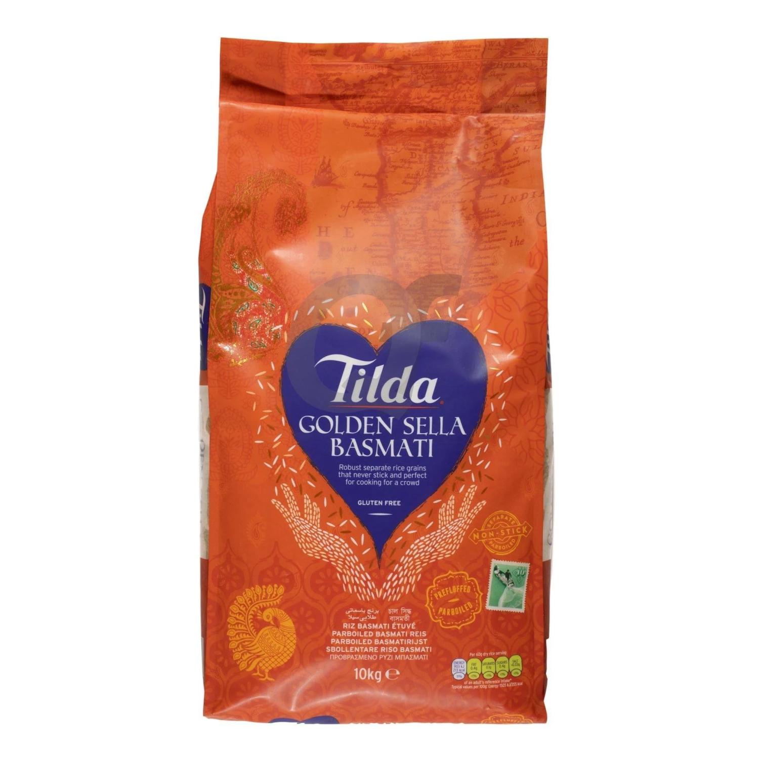 Tilda's Golden Sella Basmati Rice 10kg - Pack of 1 | Buy Now with ...