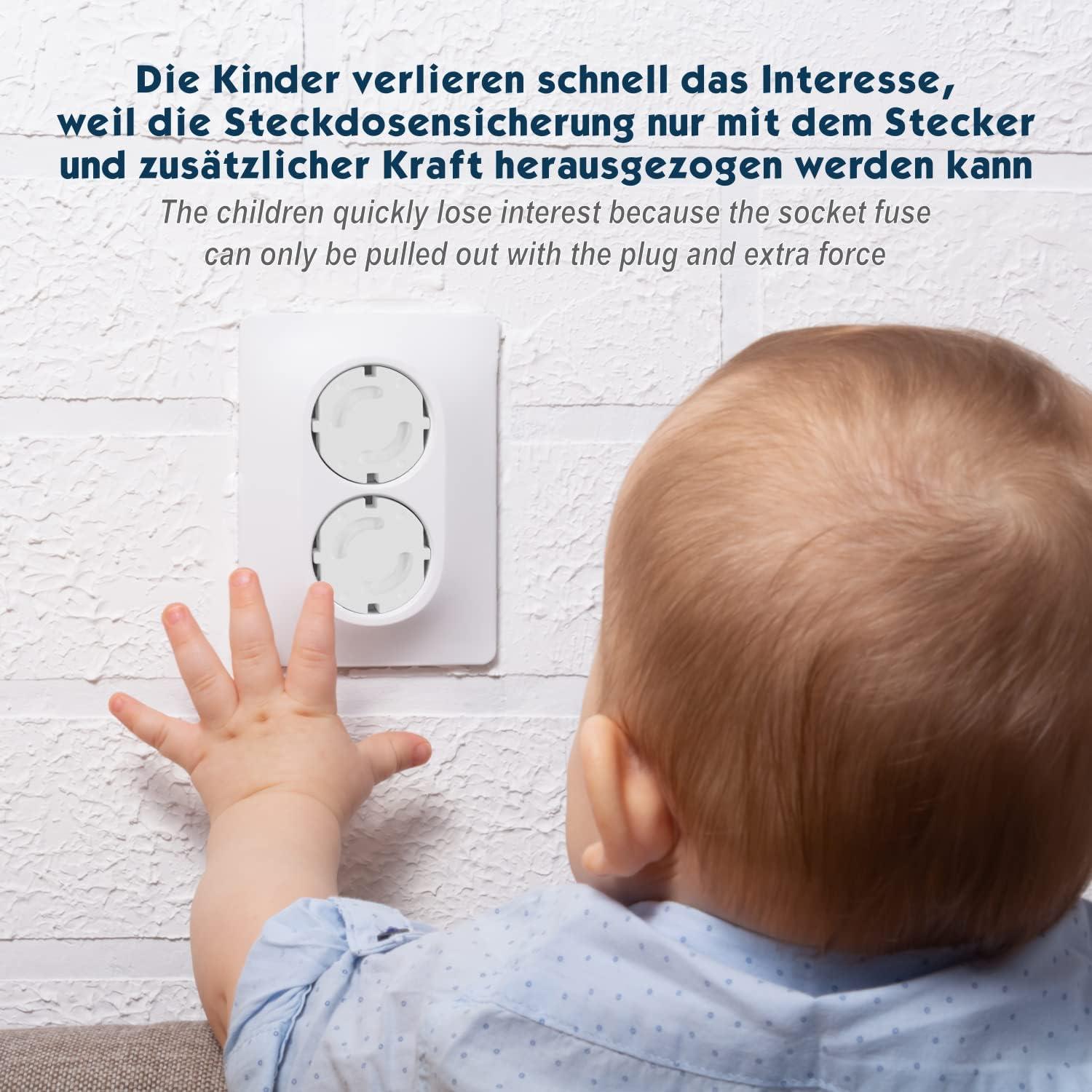 Hoffenbach Socket Child Safety Lock - 12x Pluggable Socket Safety Locks ...