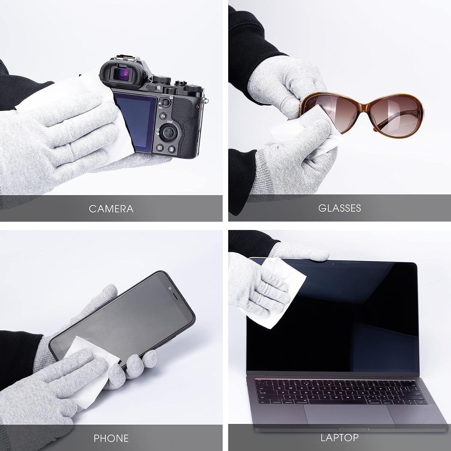 VSGO Camera Cleaning Cloth 20pcs - Durable Microfiber Cloths for Lens ...