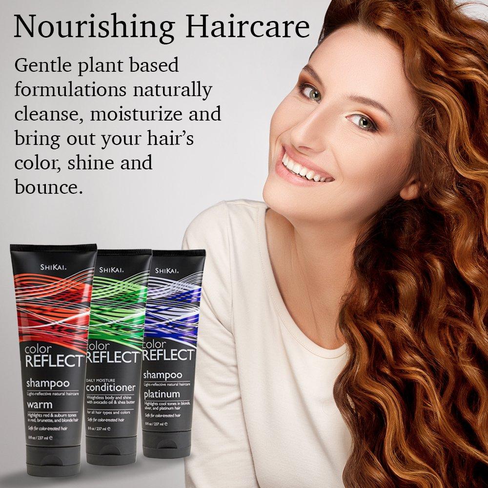 Shikai Color Reflect Gold Hair Shampoo - 8 Oz | Vibrant, Nourishing ...