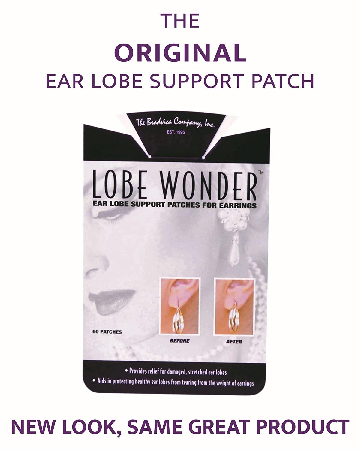 Lobe Wonder Ear Lobe Support Patches -- 60 ct.