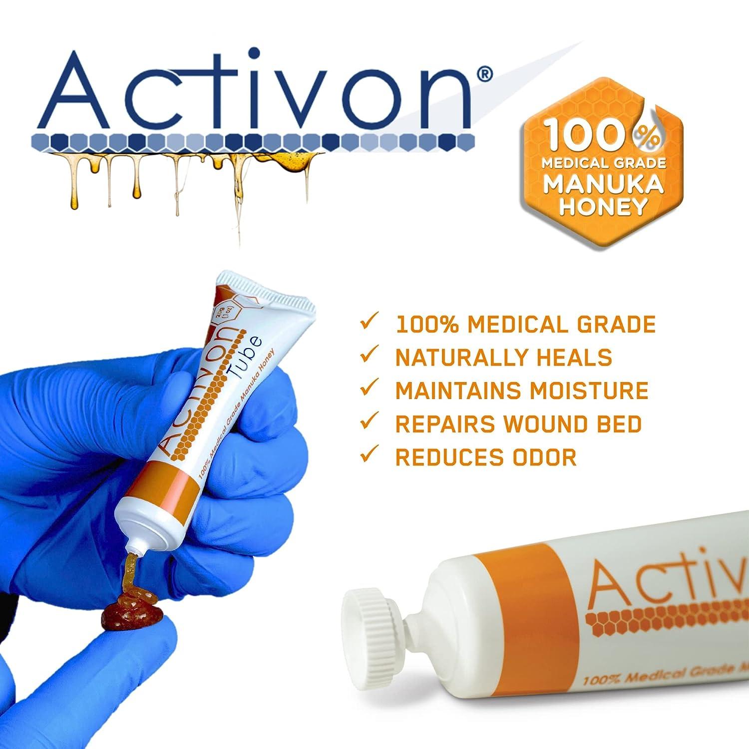 Activon Manuka Honey Gel Tube - Medical Grade Natural Wound Healing - 0 ...