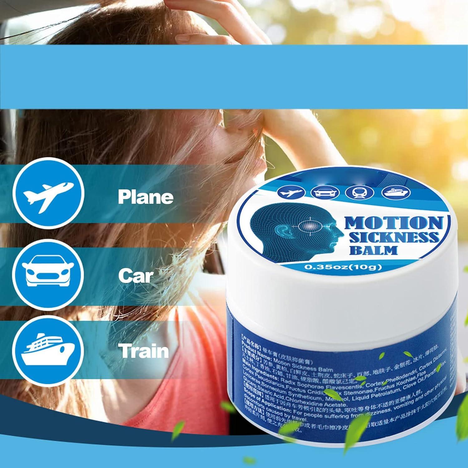 Travel Dizziness Relief Cream - Natural Motion Sickness Relief for ...