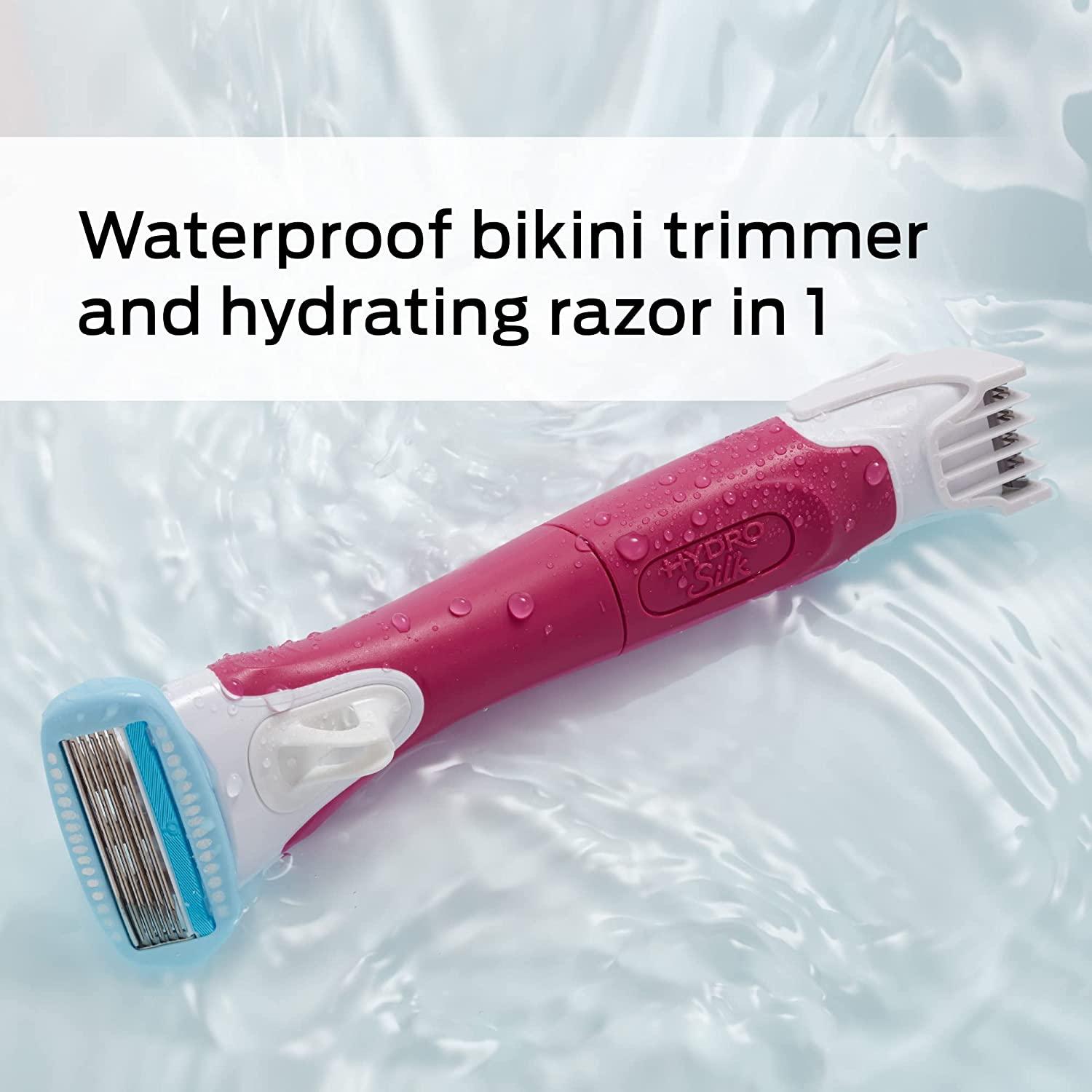 Schick Hydro Silk TrimStyle Moisturizing Razor for Women with Bikini ...