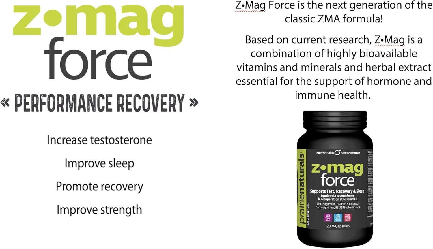 Prairie Naturals Z Mag Force better bones/teeth tissue formation muscle ...