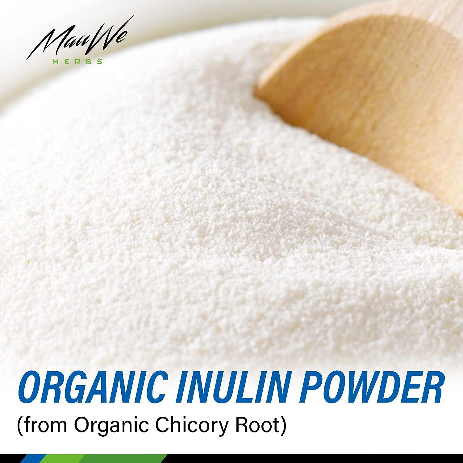 Organic Chicory Root Inulin Capsules for Digestive Health & Weight ...