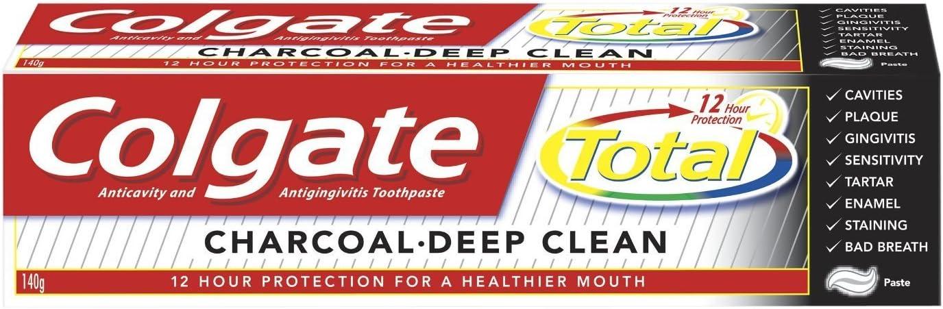 Colgate Total Charcoal Deep Clean Toothpaste 120g - Pack of 1 | 4.23oz ...