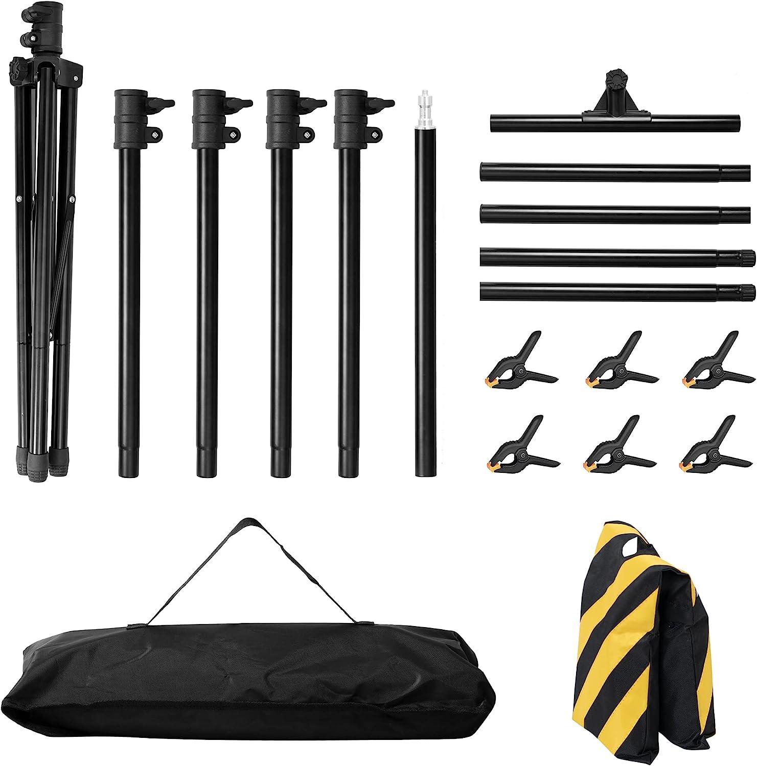 Coliflor T-Shape Portable Backdrop Stand 8x5.3ft | Adjustable Photo ...