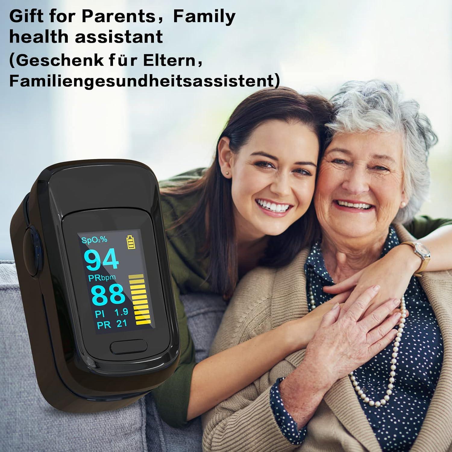 Pulse Oximeter for Finger Oxygen Measuring Device Fingertip Oximeter ...