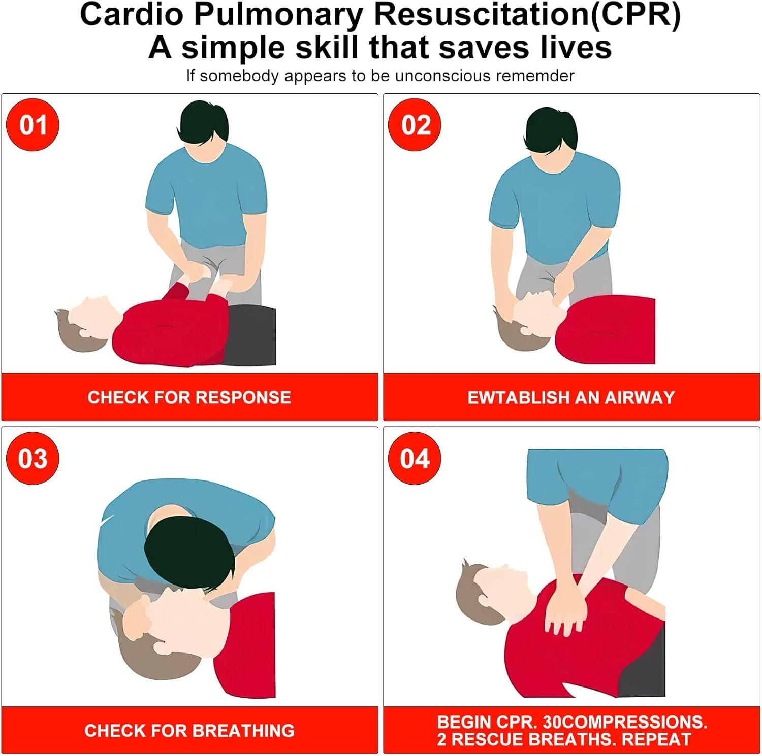 Hengbird CPR Face Shield Key Rings Emergency Ventilation Masks for ...