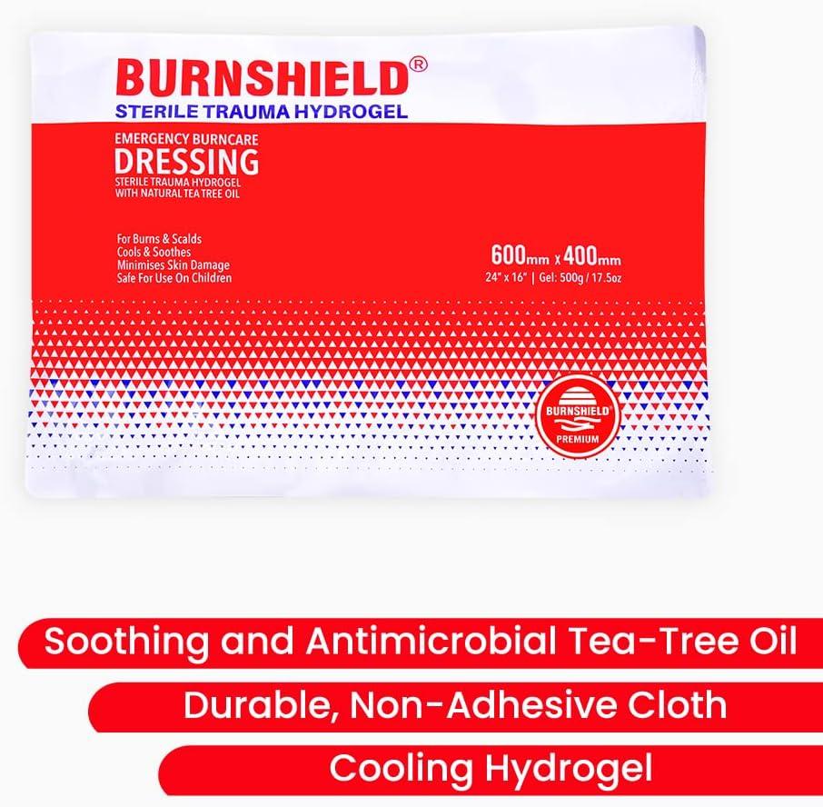 Burnshield Sterile Emergency Burn Dressing 24 x 16 - Fast Relief for ...