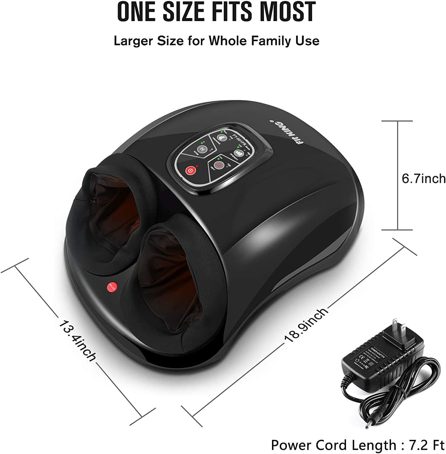 Fit King Foot Massager Ft 001fr Remote Control Deep Kneading Shiatsu