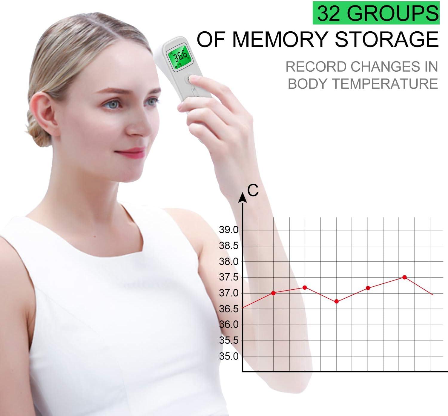 AGM Forehead Infrared Thermometer - Non-Contact Digital LCD for Baby ...