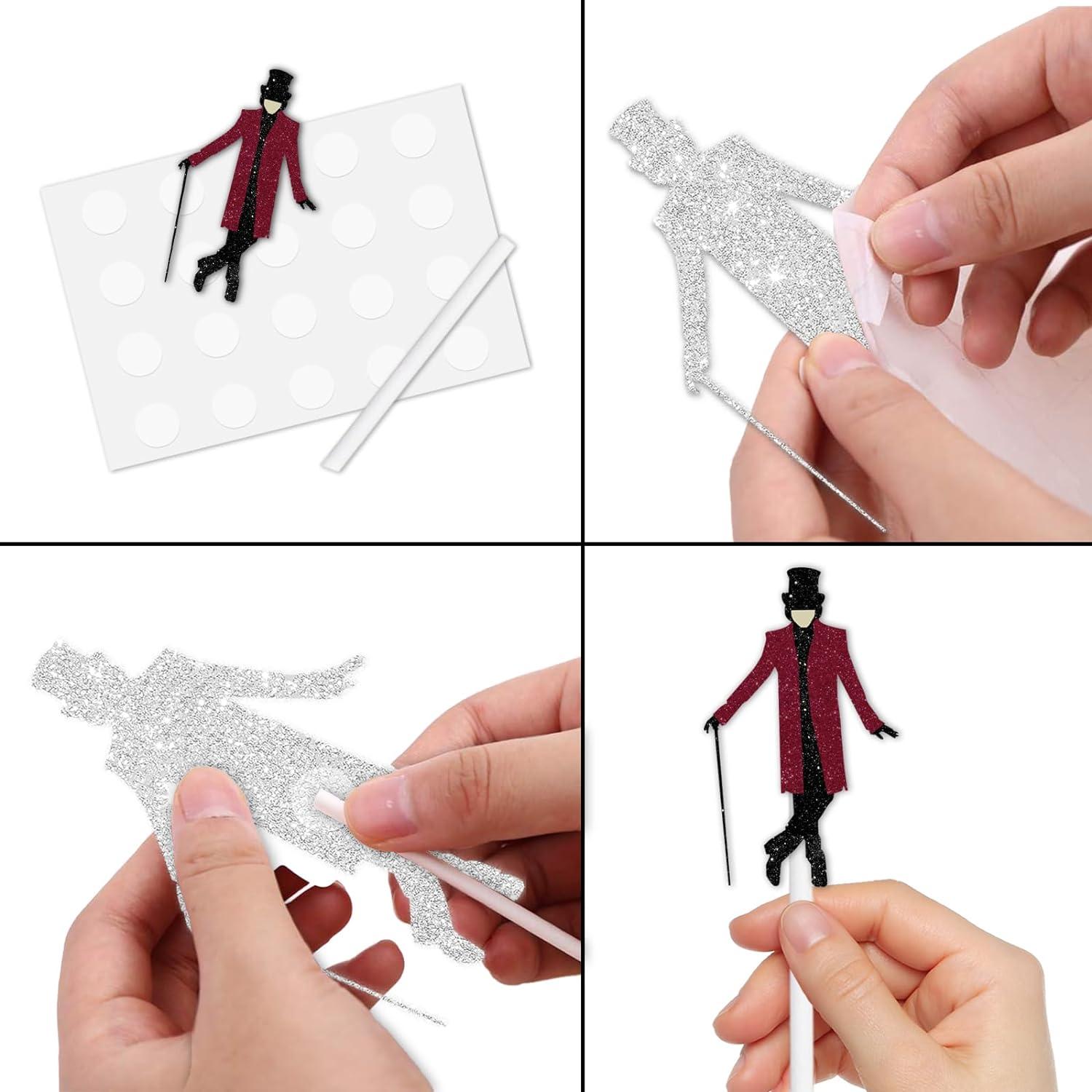 Dessert Cupcake Topper Pick for Handsome Sir Chocolate Adventure ...