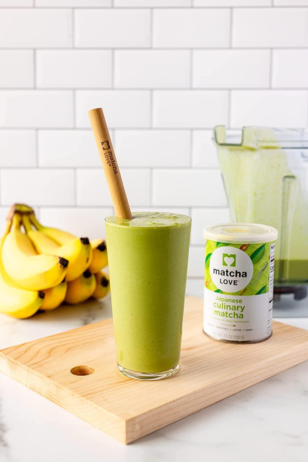 Matcha Love Culinary Matcha Powder - 3.5oz Finely Milled Japanese Green ...