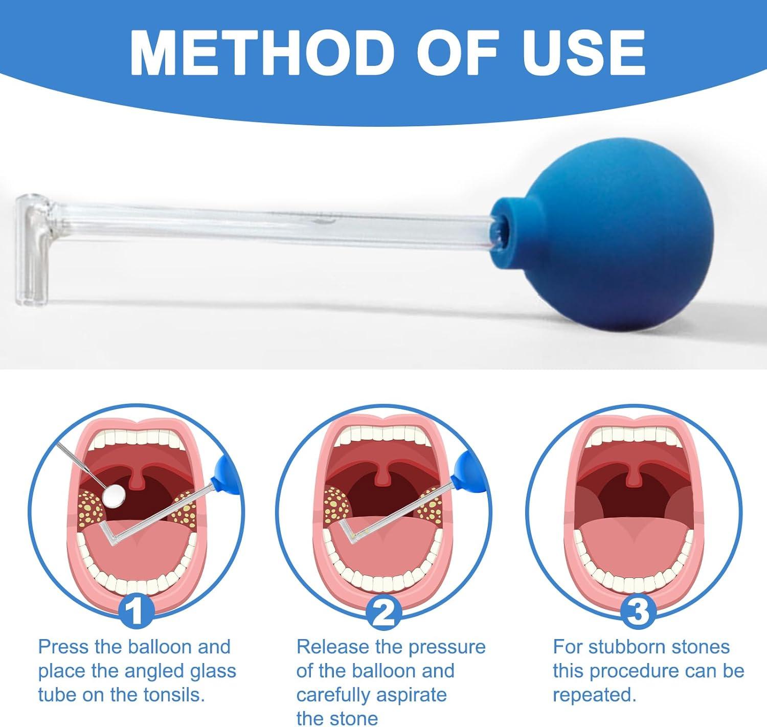 Tonsil Stone Remover Tool - Fresh Breath Almond Stones Cleaner with ...