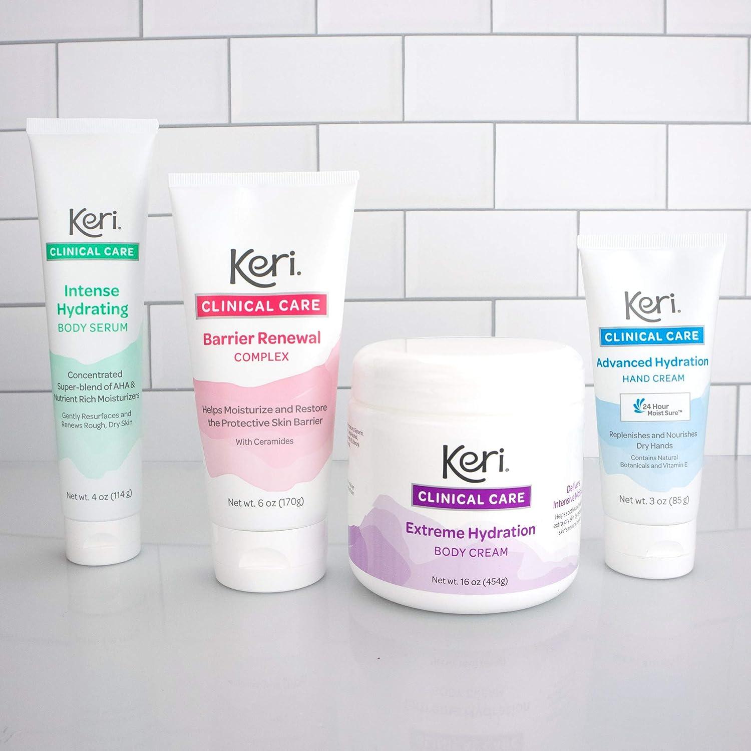 Keri Clinical Care Extreme Hydration Body Cream 16 Oz - 1 Pound Pack ...