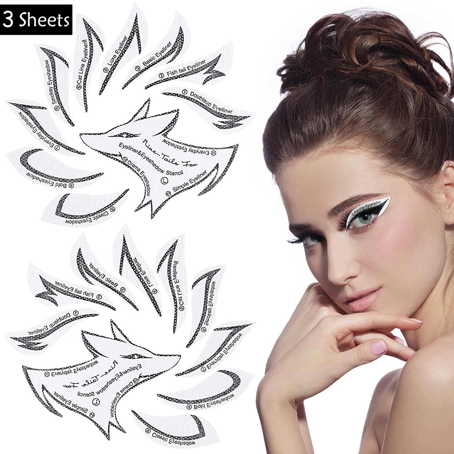 Eyeliner Stencil Template