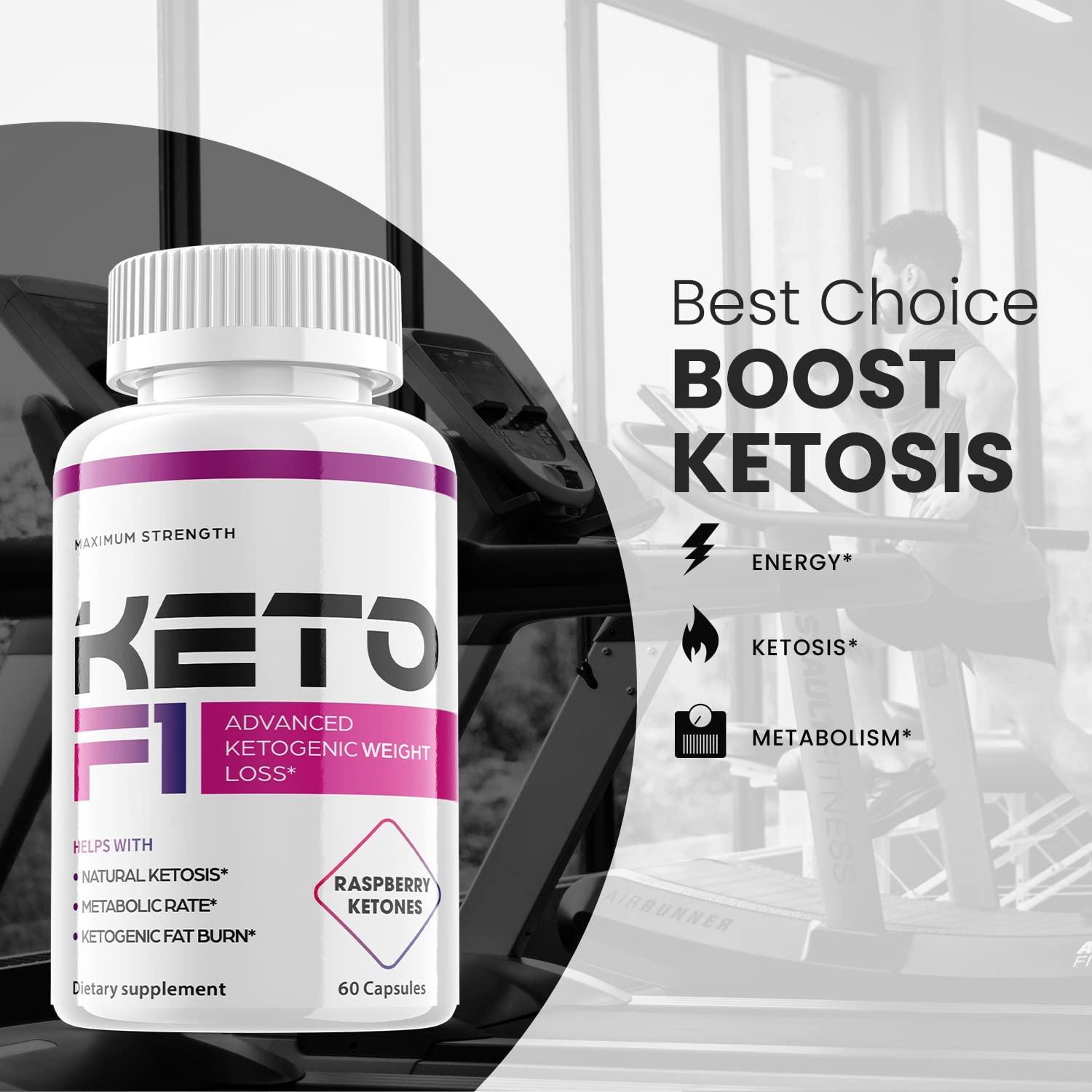 Ketosis F1 Advanced Formula Supplement Pills (2 Pack) - Boost Ketosis ...