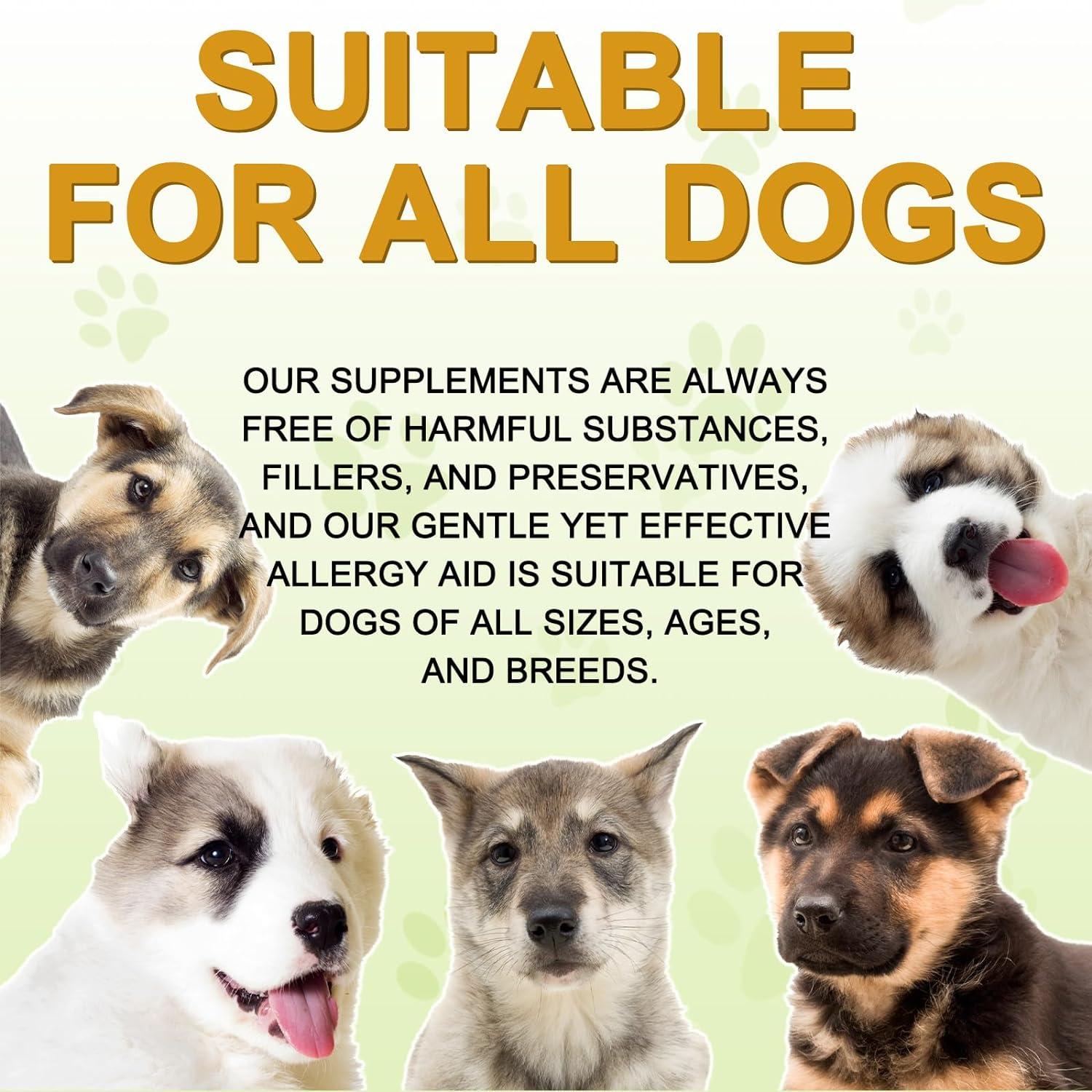 ZyranovaE Allergy Aid For Dogs 180 chews All Itch and Immunity Treats ...