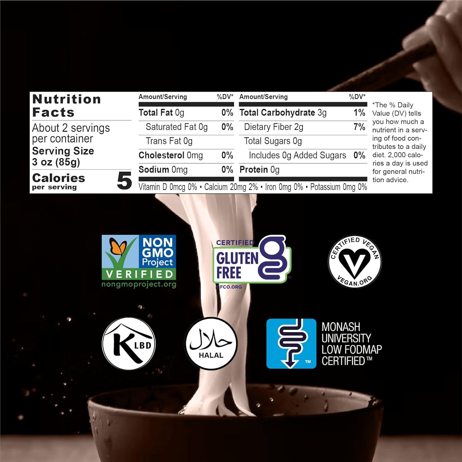 Miracle Noodle Organic Spaghetti Noodles - Shirataki Konjac Pasta, Low ...