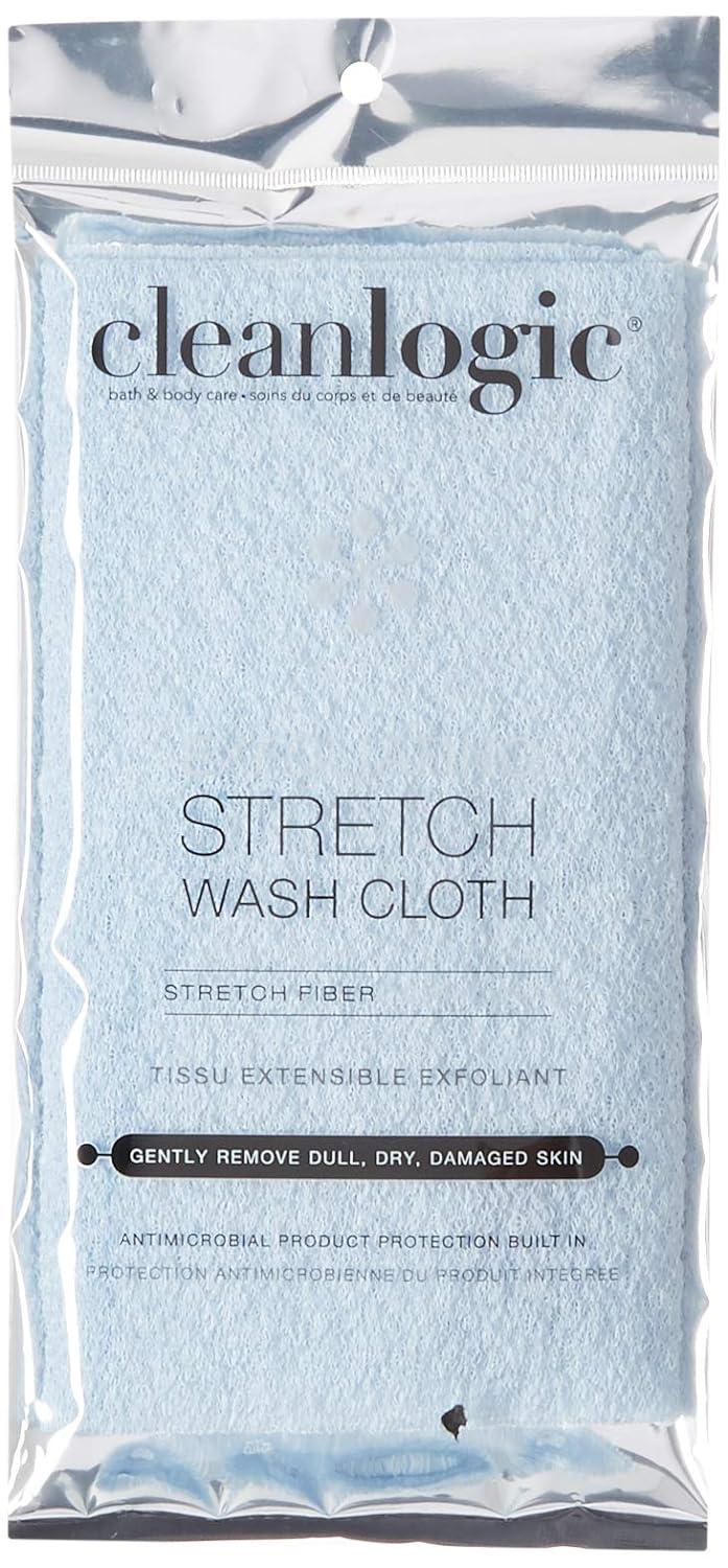 Clean Logic Stretch Bath & Shower Cloth (6 Pack) - Assorted Colors ...