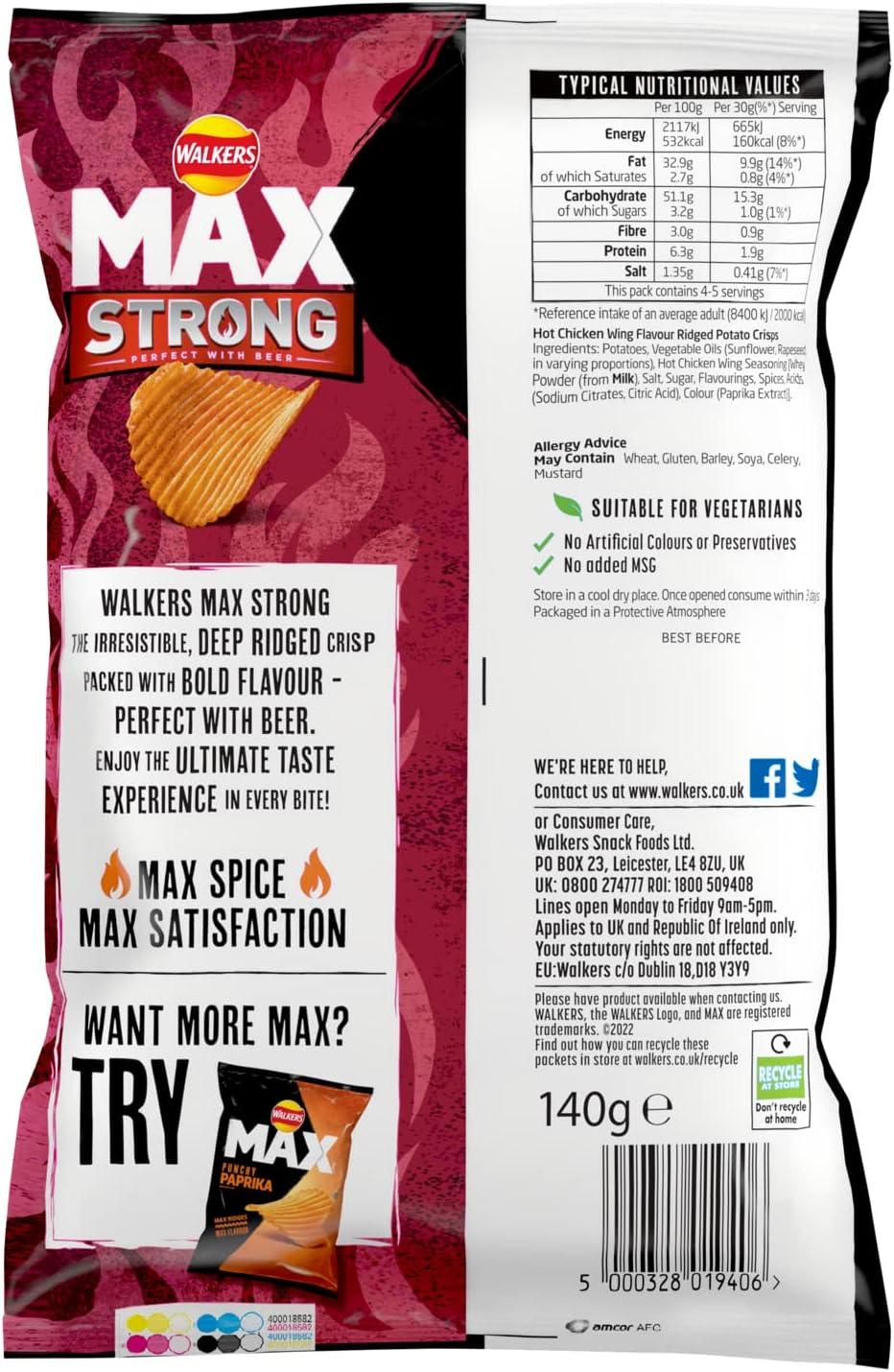 hot wing crisps