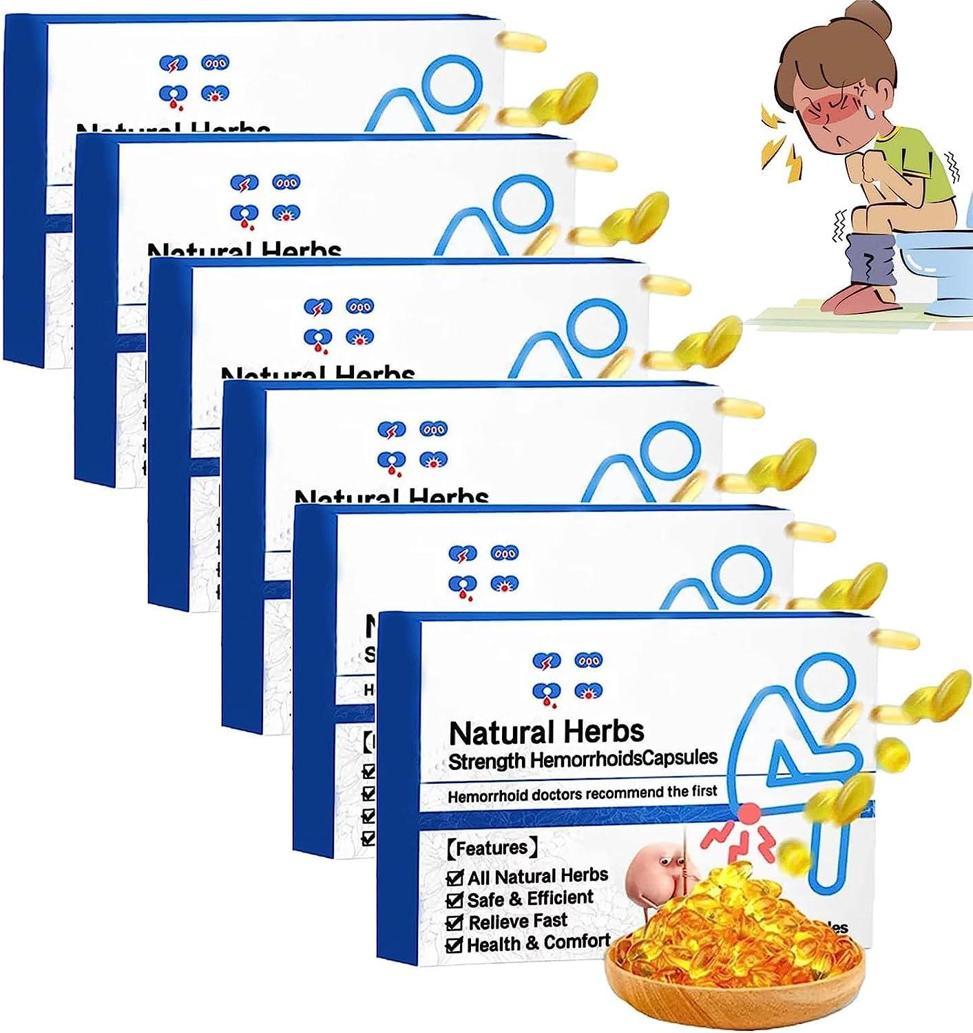 Hemorrhoid Relief Capsules - Natural Herbal Strength (7pc/Box | Buy Now ...