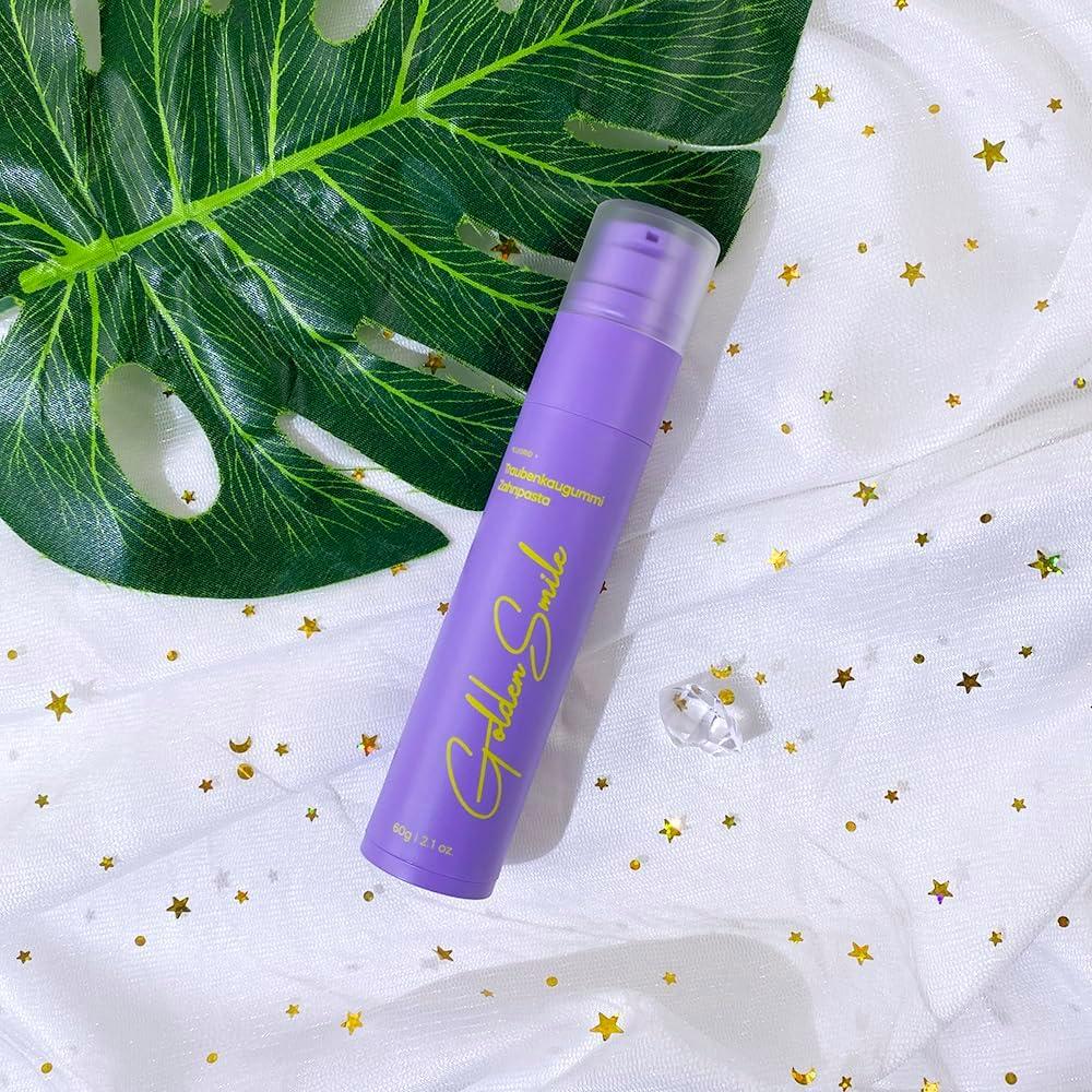 Golden Smile Toothpaste | Grape Flavor Fluoride Toothpaste for Gum ...