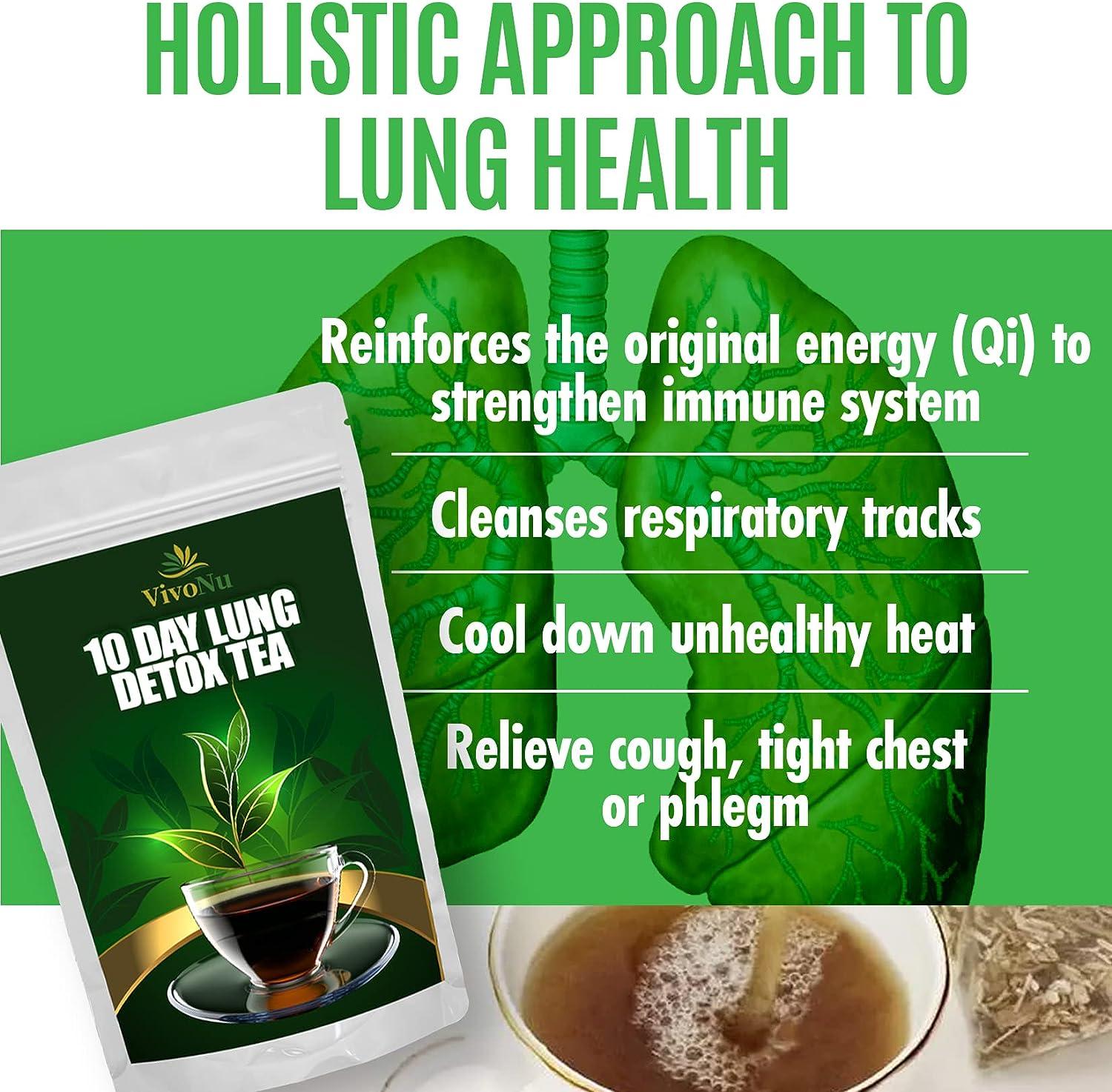 10-Day Organic Lung Detox Tea for Respiratory Support