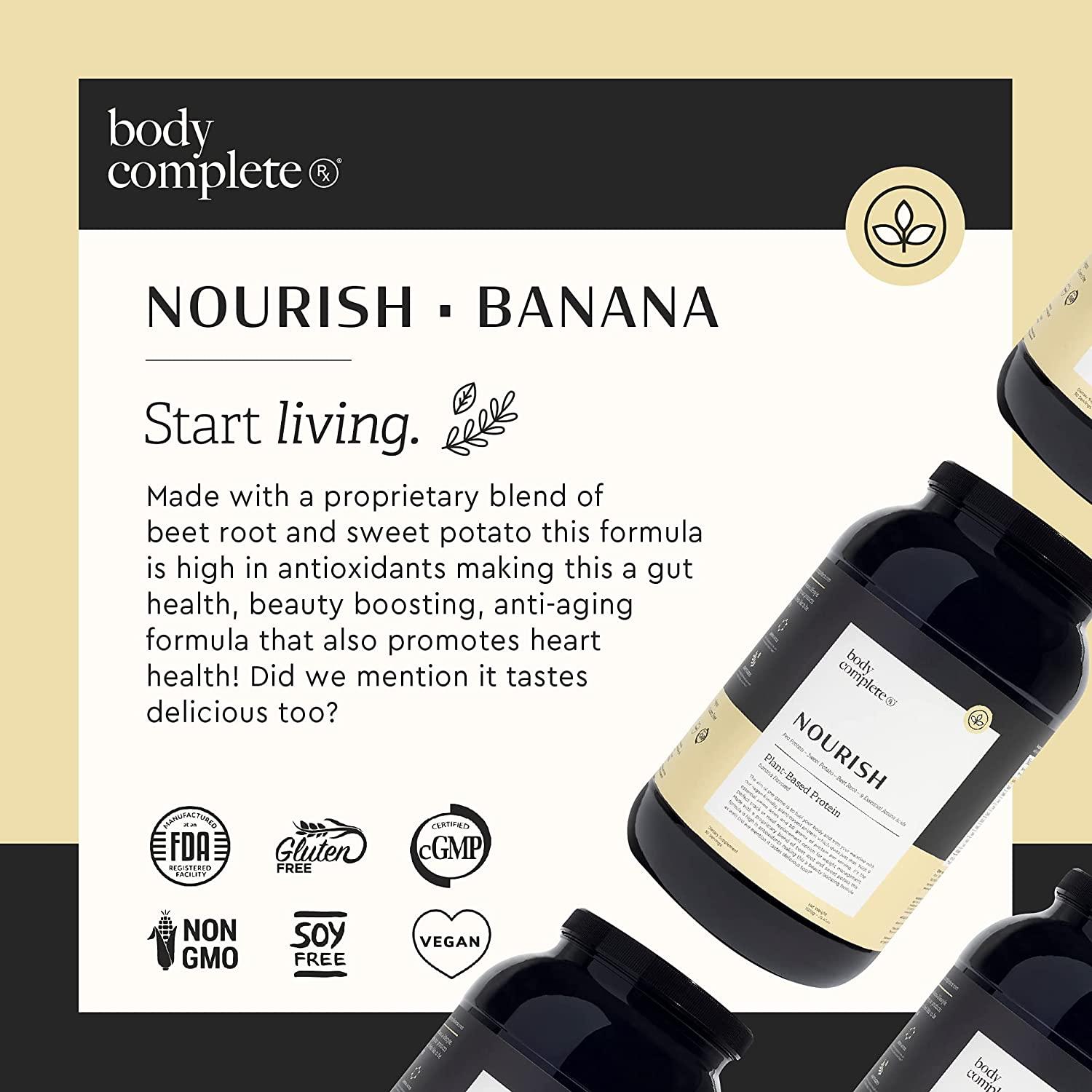 Body Complete Rx Nourish Protein Banana 30 Servings - Pack of 1 | Buy ...