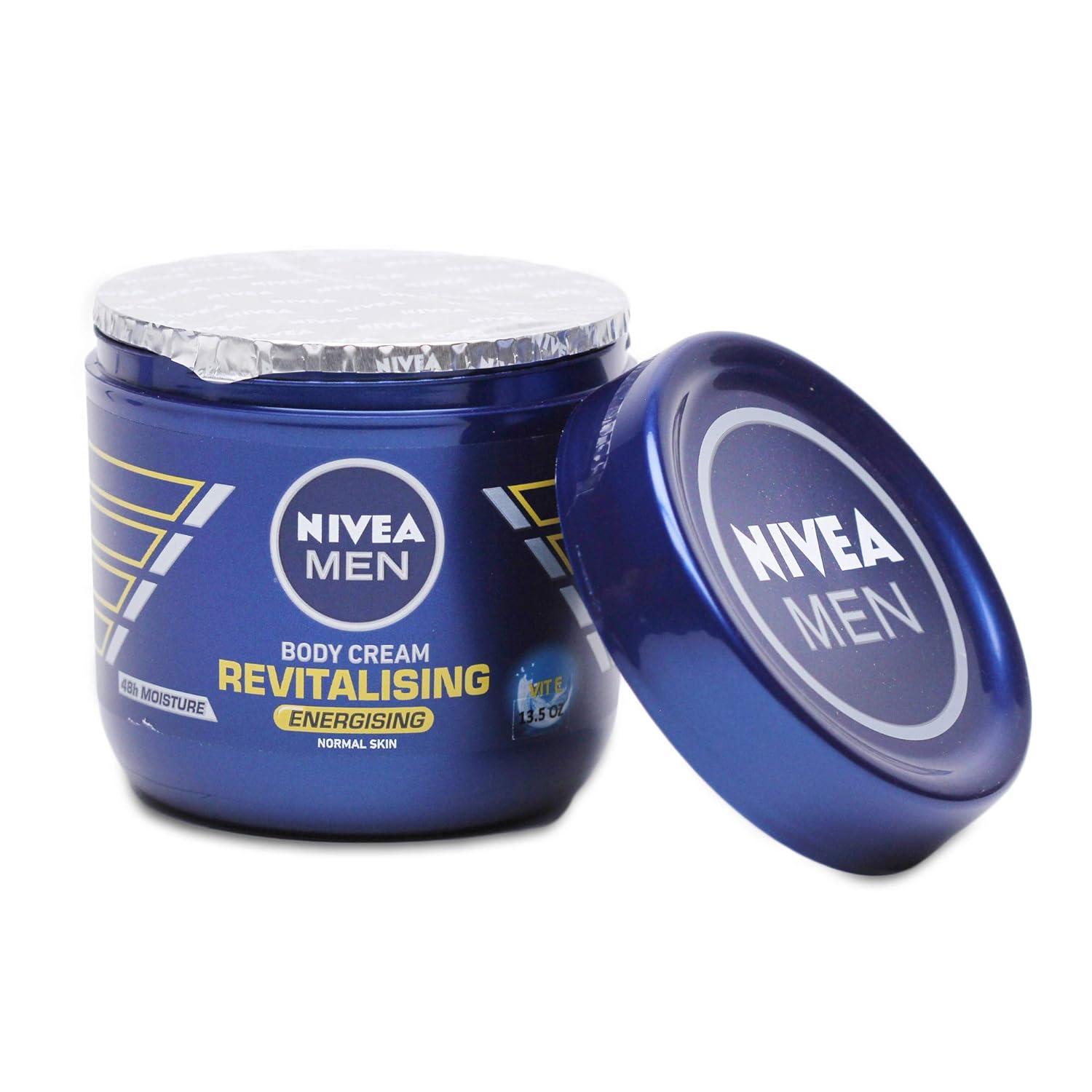 Nivea Men Revitalising Body Cream 3 Pack - 13.5 Fl Oz / 400mL | Buy Now ...