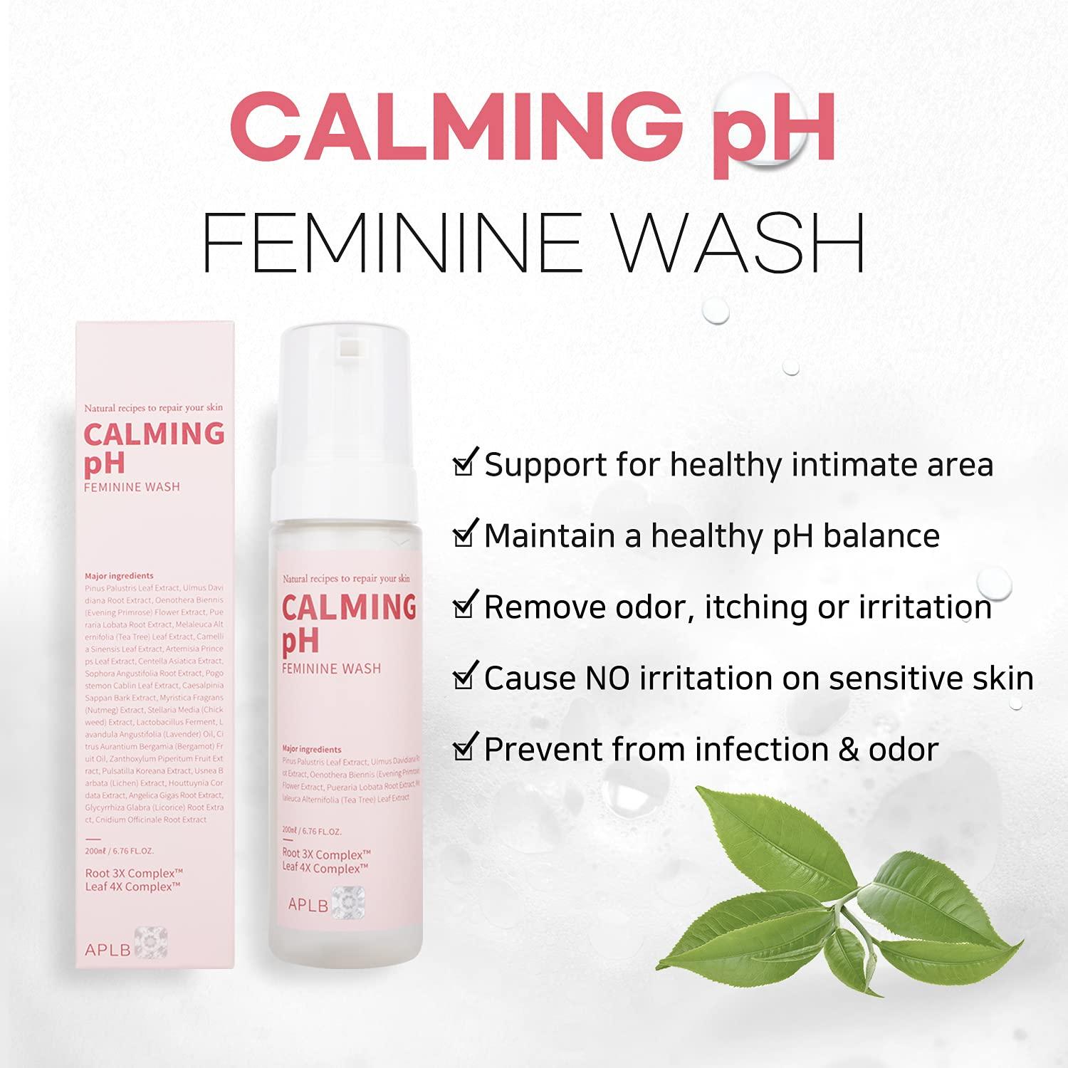 APLB Calming pH Feminine Wash 6.76fl.oz. - Gentle Cleansing for All ...