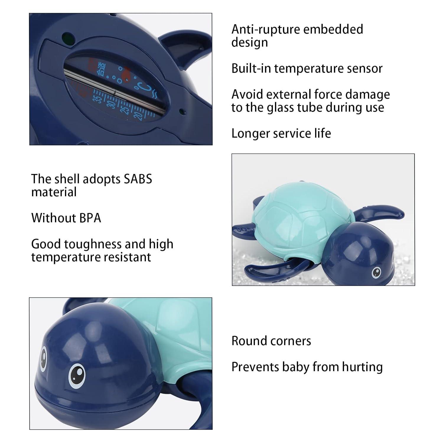 Floating Turtle Thermometer - High-Precision Bathing Water Temperature ...