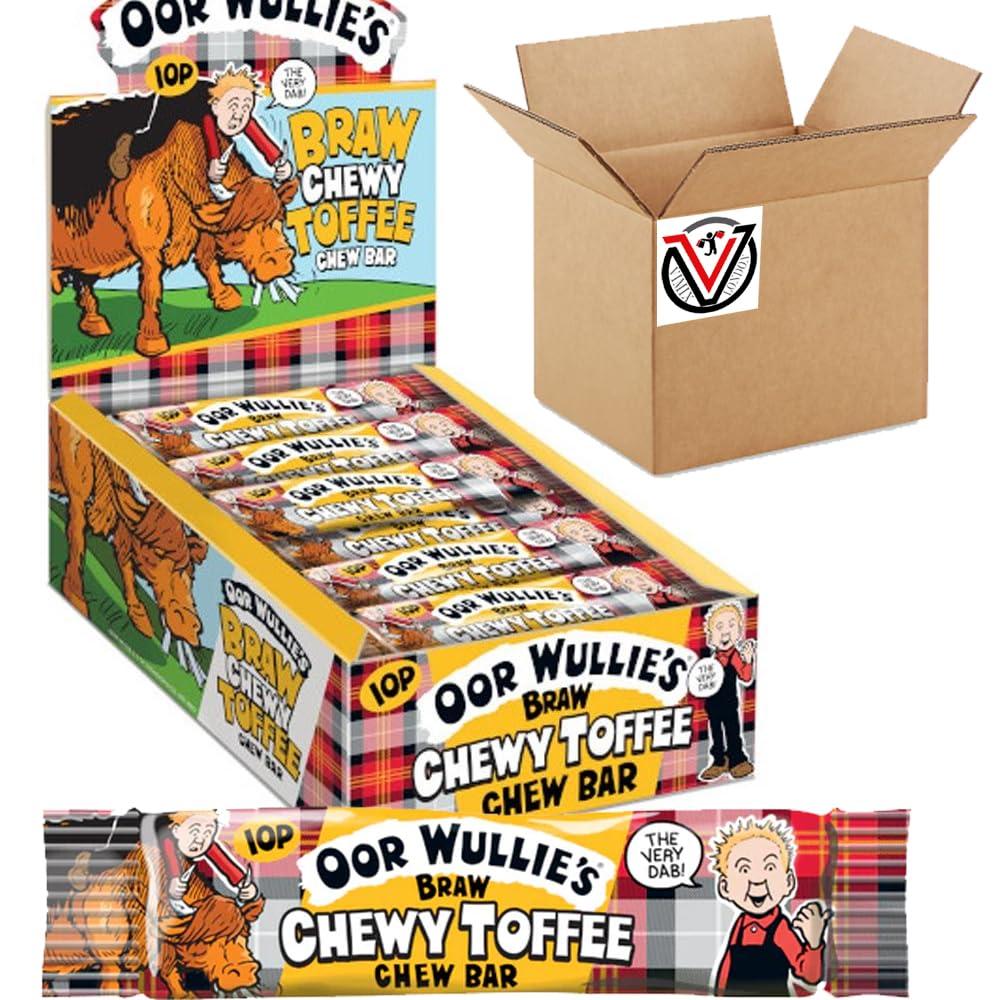 Chewy Toffee Bar 11g - Traditional Highland Toffee Chew Bar (72 Bars ...