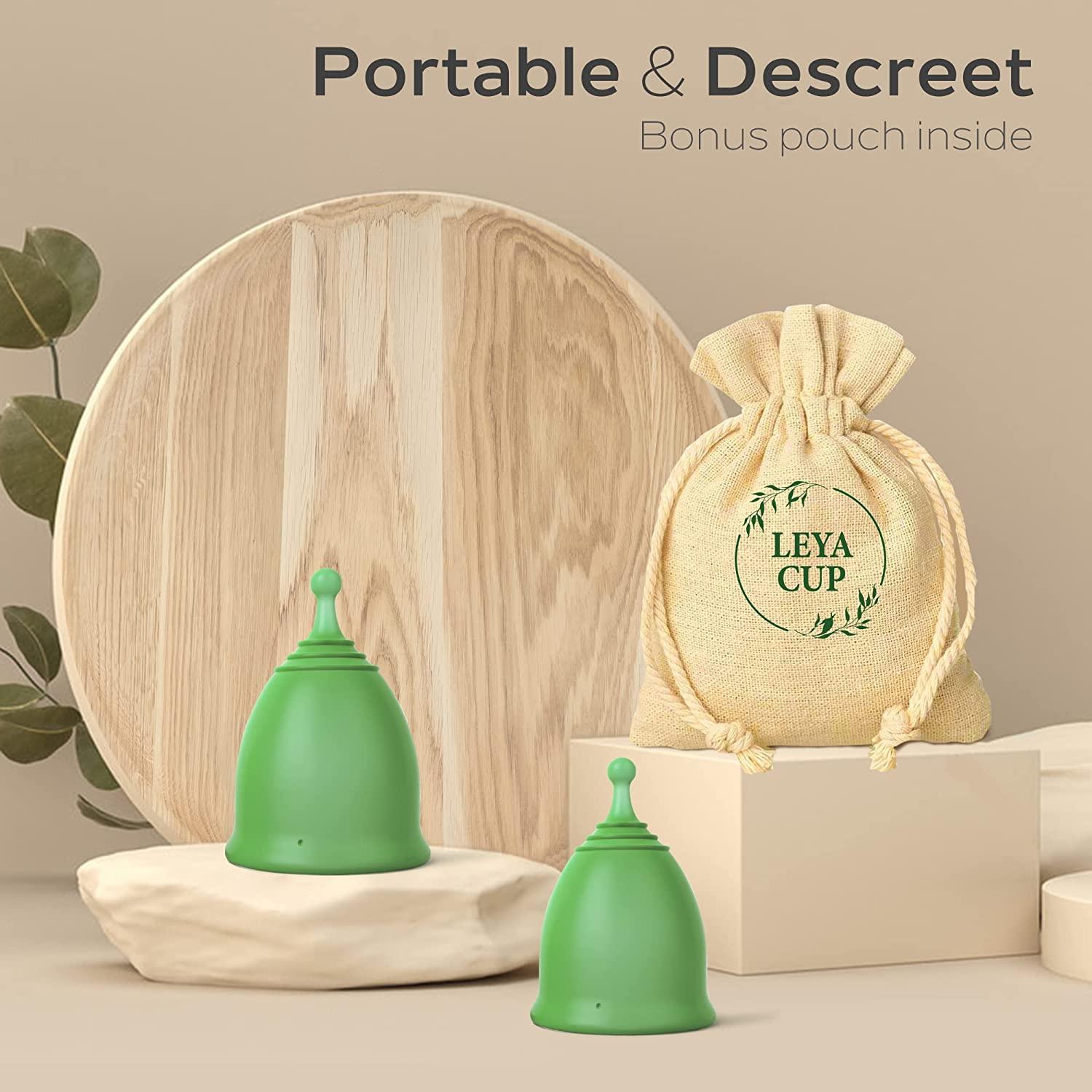 Set of 2 Medical Grade Silicone Menstrual Cups | Reusable & Eco ...