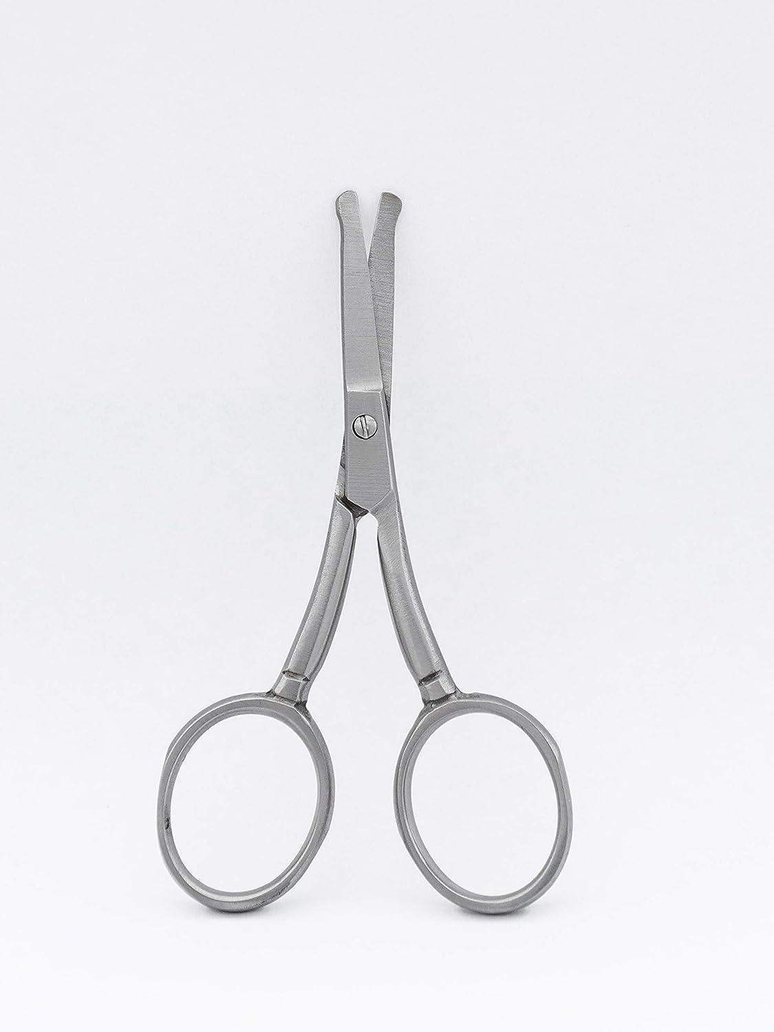 Babiface Nose Hair Scissor | Rounded Tip Safety Scissor for Facial Hair ...