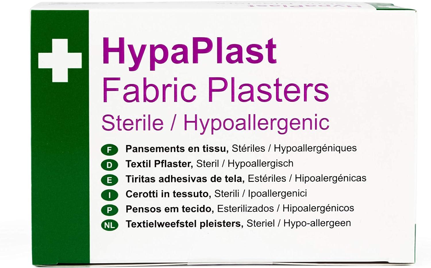 Safety First Aid HypaPlast Fabric Plasters Assorted (100) - Sterile ...