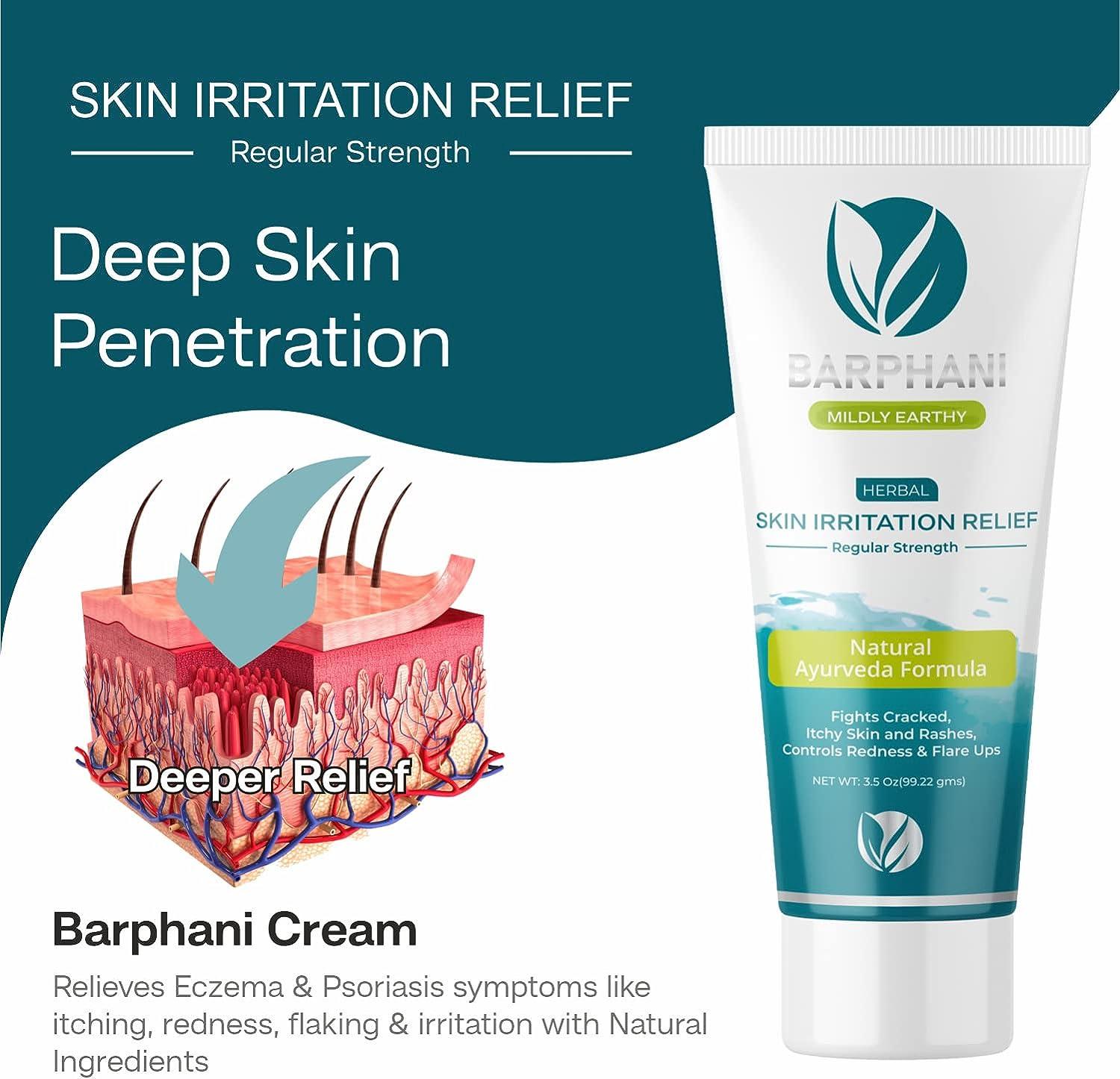 BARPHANI Hypoallergenic Natural Regular Strength Itch Relief Cream for ...